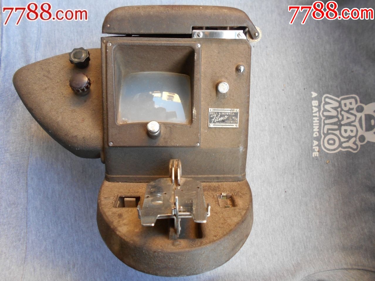 早期美军二战遗留物USA·芝加哥产威尔·豪威尔牌微型胶片，看片机-价格:2600元-au37359450-电影机/放映机 -加价-7788收藏 ...