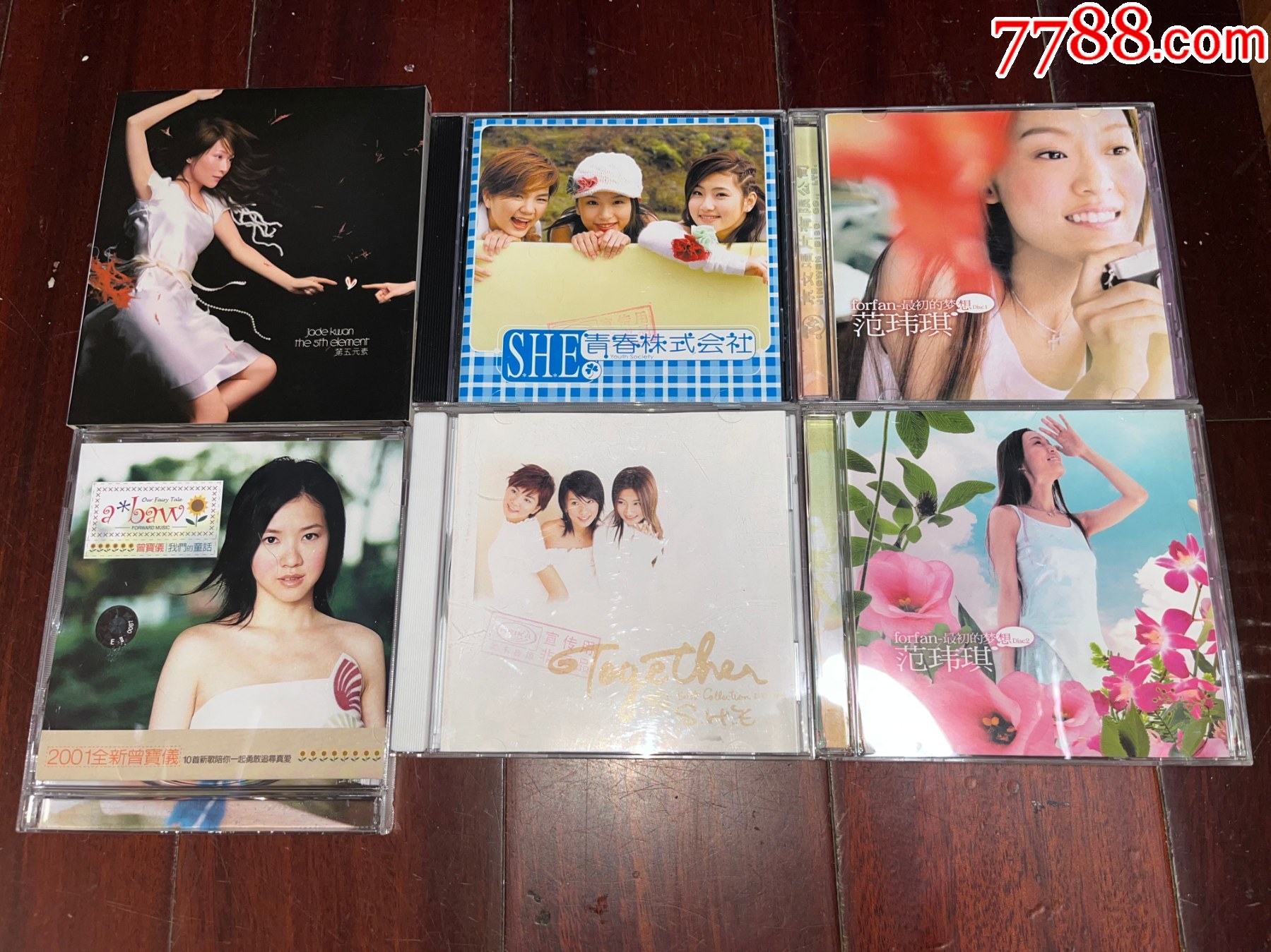 中文CD6盘合售范玮琪，曾宝仪，品相不错，但未试碟，若有瑕疵不包。中17-价格:20元-au37494391-音乐CD -加价-7788收藏__收藏热线