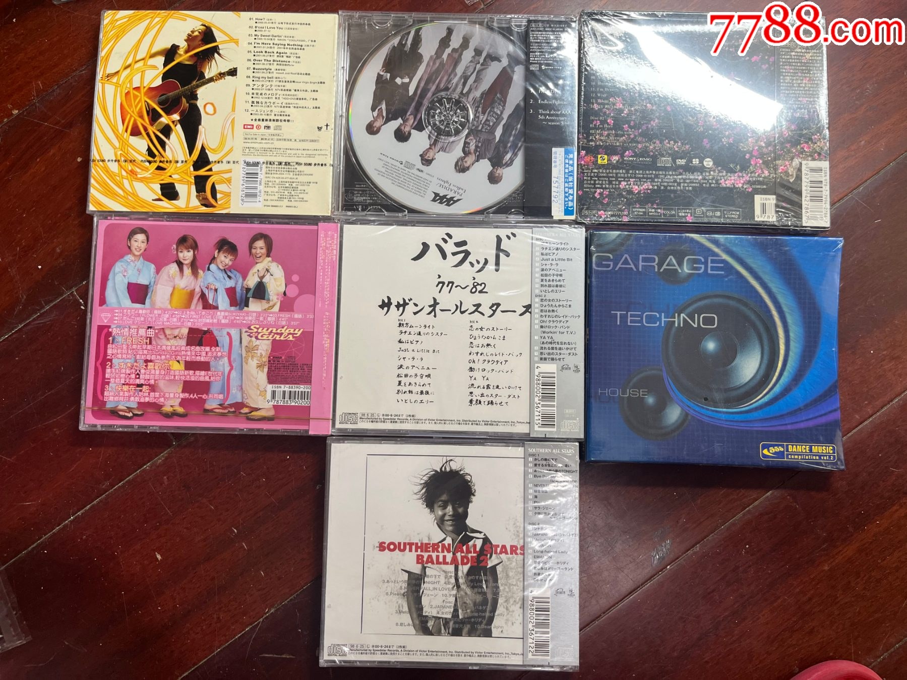 日文CD6盘合售_音乐CD_淘书斋收藏【7788收藏__收藏热线】