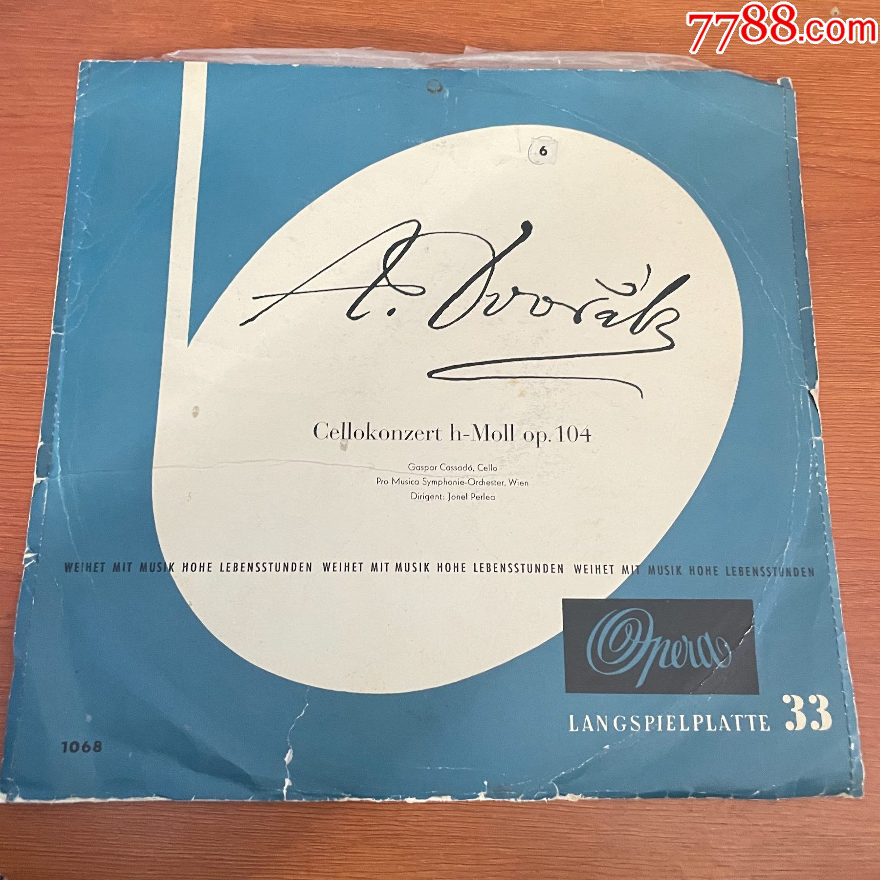 德沃夏克-大提琴演奏会-卡萨多大提琴演奏-欧美版-12寸黑胶LP-A59-价格:10元-au37551962-老唱片/胶片 -加价-7788收藏__收藏热线