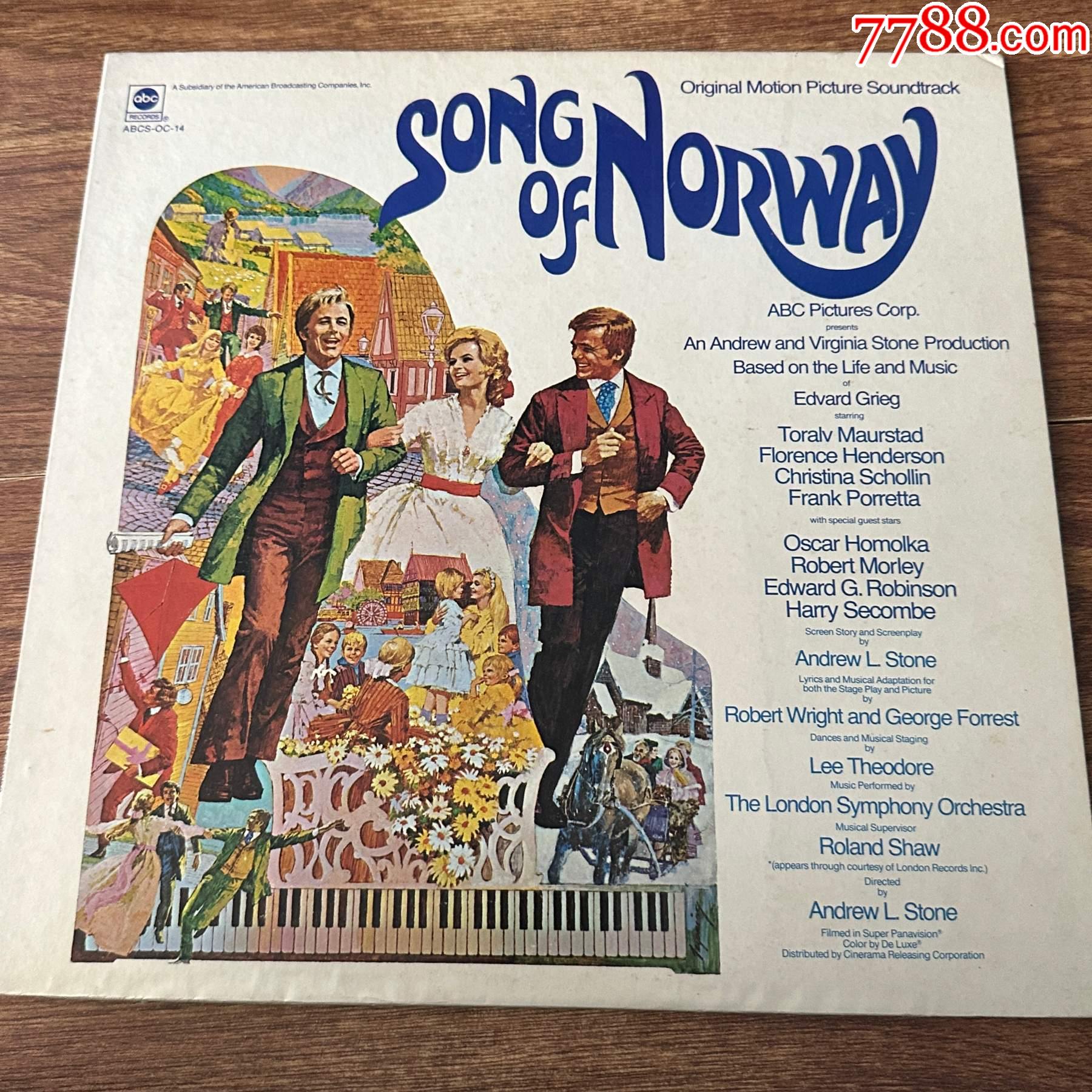 挪威之歌SongofNorway-电影原声-黑胶LP-A61-价格:10元-au37561624-老唱片/胶片 -加价-7788收藏__收藏热线