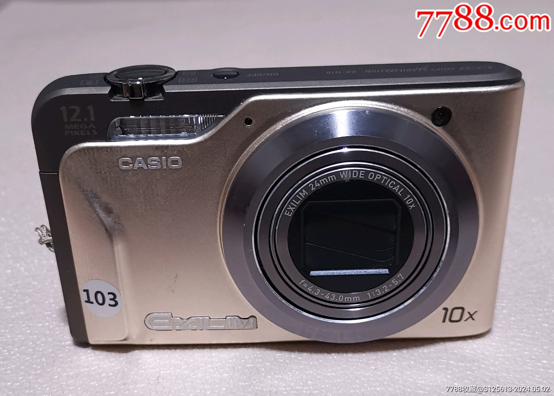 卡西欧EX-H10卡片数码ccd相机！_卡片机/数码相机_以戒为师【7788收藏__收藏热线】