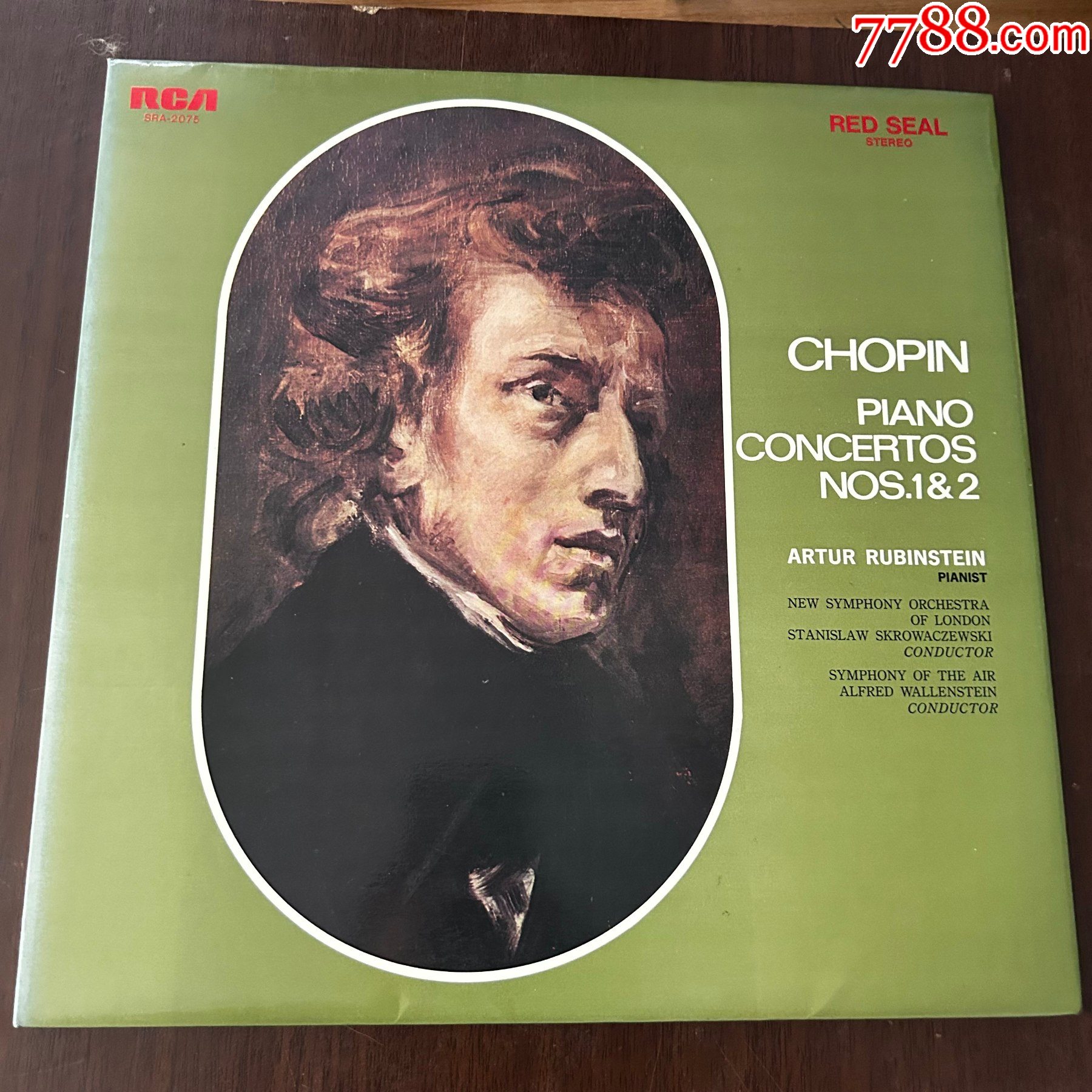 肖邦-钢琴协奏曲1/2号-鲁宾斯坦-12寸黑胶LP-A70_老唱片_碟行音像制品店【7788收藏__收藏热线】