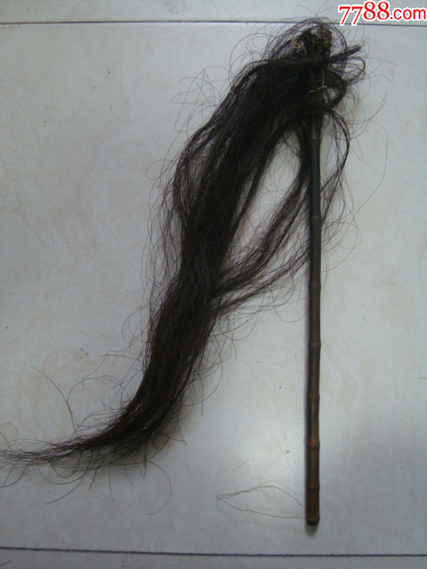 A6449清代红包浆竹子柄拂尘，少见物品-价格:100元-au37634825-拂尘 -加价-7788收藏__收藏热线