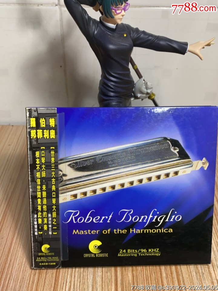 口琴之王-罗伯特邦菲利奥Robert.Bonfiglio。美国版93新_音乐CD_一线音乐搬运工【7788收藏__收藏热线】