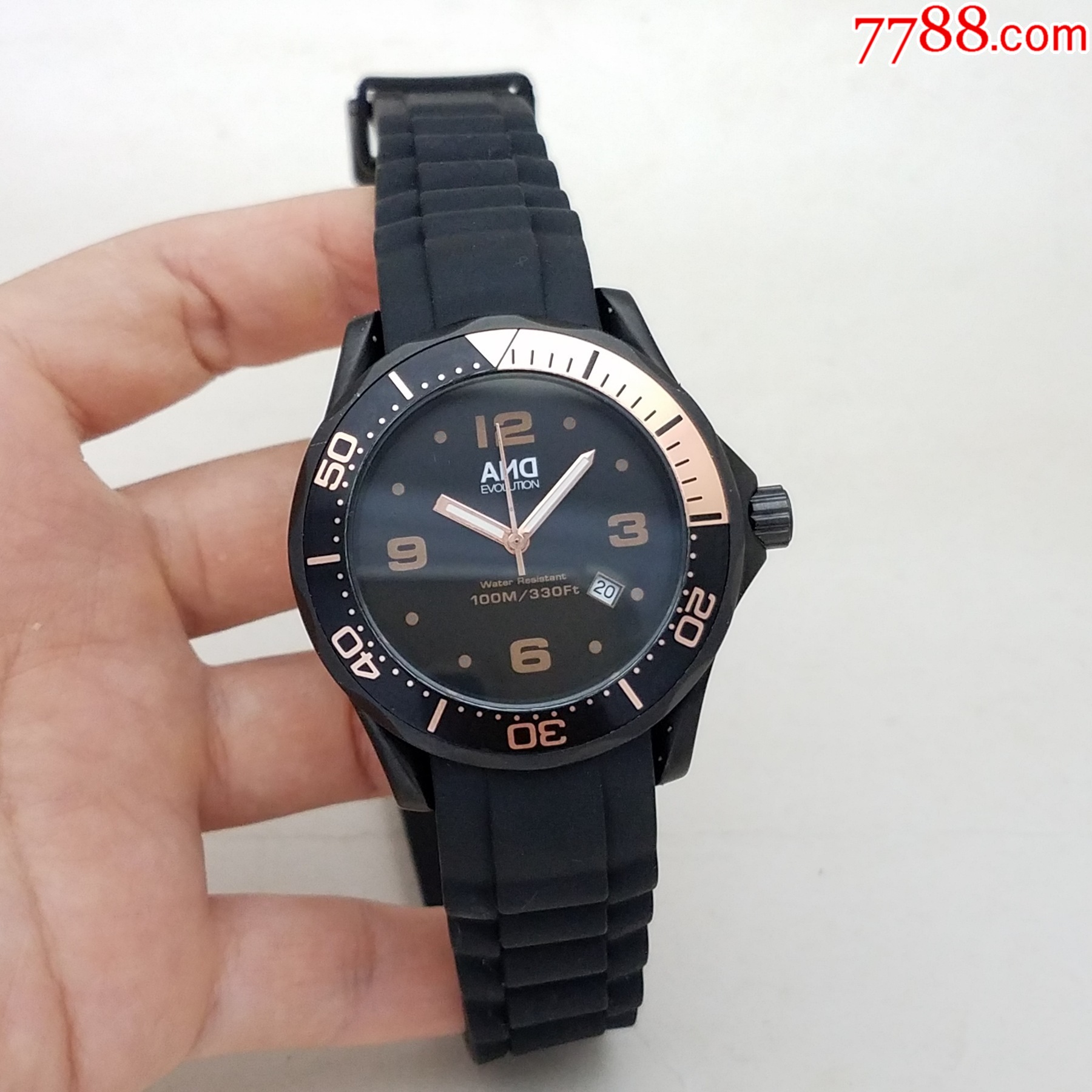 ANa电子男表【活动旋转表圈】【走时正常，日历好使】-价格:15元-au37657569-手表/腕表 -加价-7788收藏__收藏热线