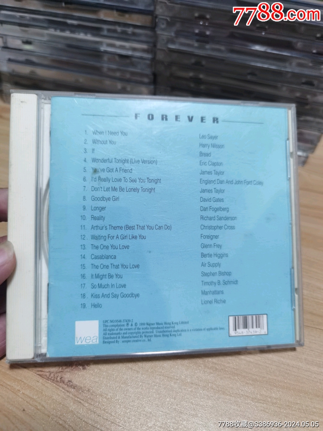 FOREVER_音乐CD_黑胶磁带唱片【7788收藏__收藏热线】