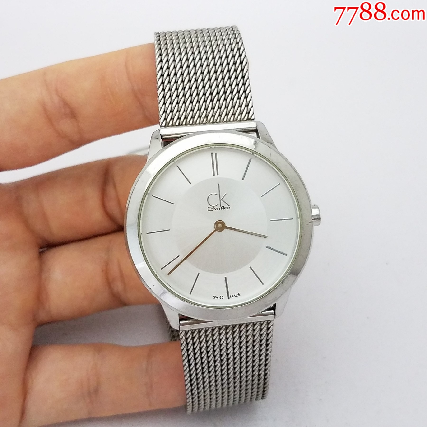瑞士CK石英表【搭载瑞士进口ETA机芯】【走时正常】-价格:85元-au37711906-手表/腕表 -加价-7788收藏__收藏热线