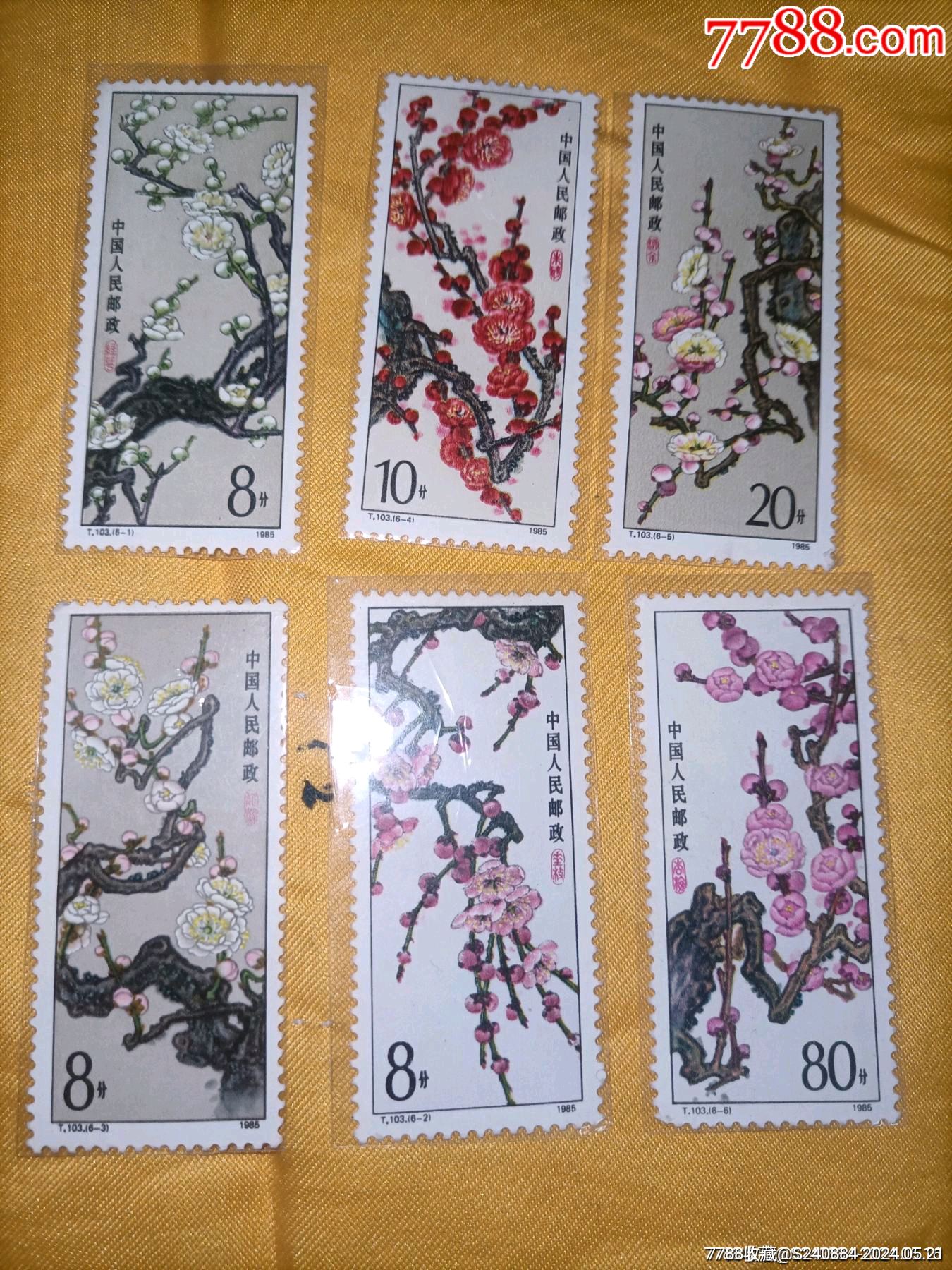 全新梅花套票6张T103（6一6）_小版张_做大店铺【7788收藏__收藏热线】