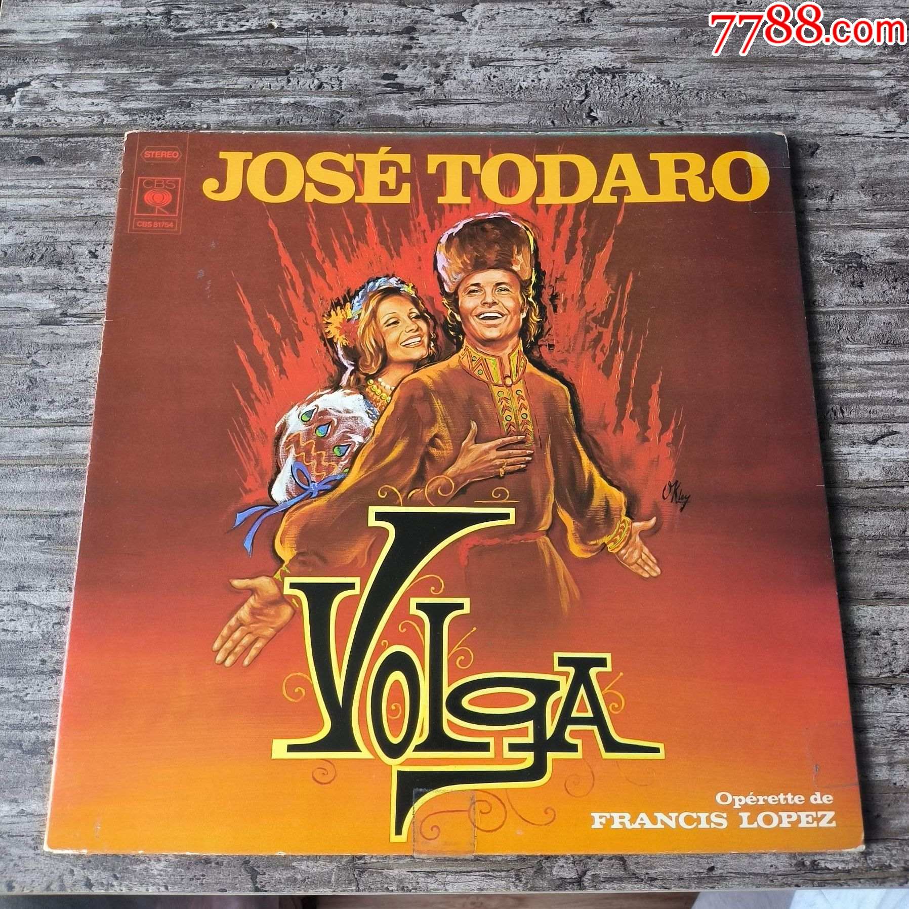 古典歌剧-伏尔加河-何塞·托达罗-黑胶LP-A23__【7788收藏__收藏热线】
