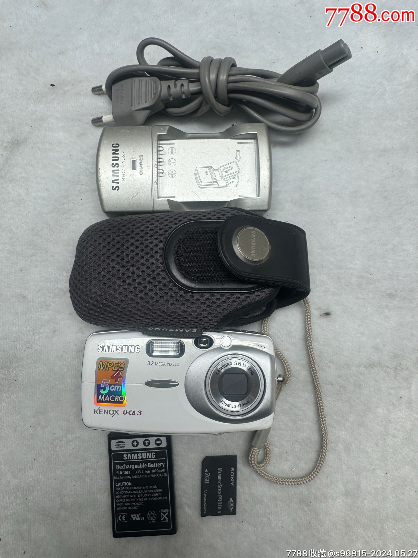 三星KENOX-U-CA3数码相机_卡片机/数码相机_金达莱民俗收藏【7788收藏__收藏热线】