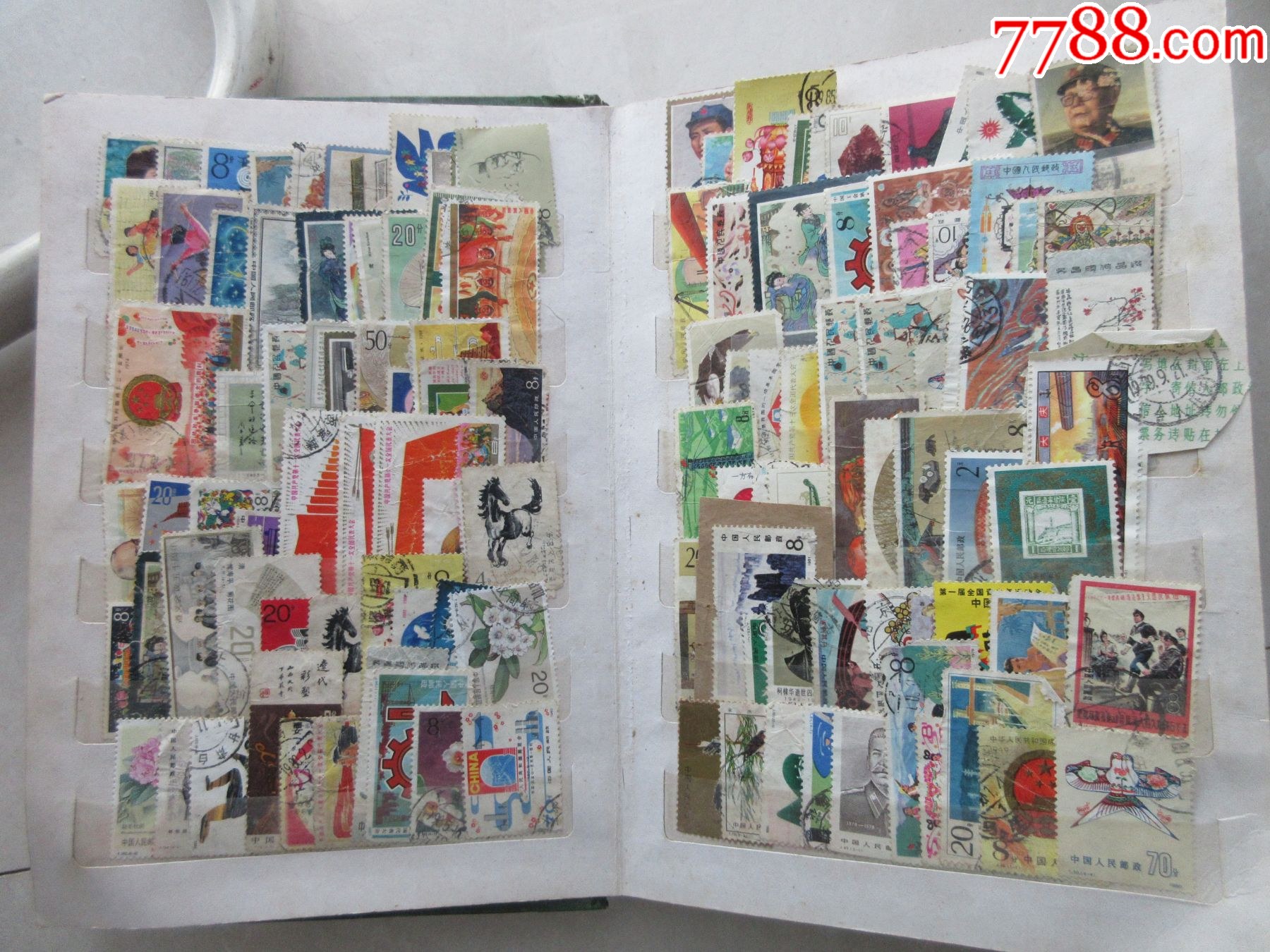 1080枚JT编年票普票等烂票一本（有风筝一70分和中美70分）_“T”字邮票_马洲邮苑【7788收藏__收藏热线】