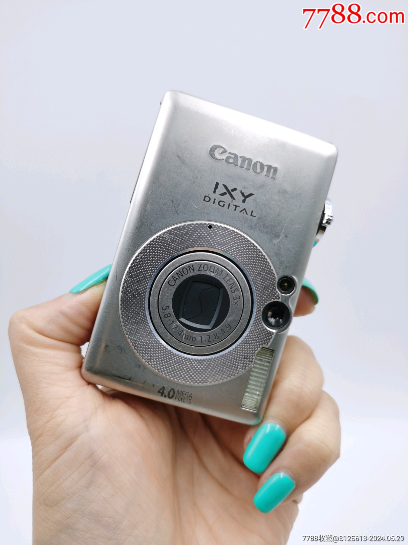 佳能IXY-50复古ccd～中文菜单卡片机，功能正常__【7788收藏__收藏热线】