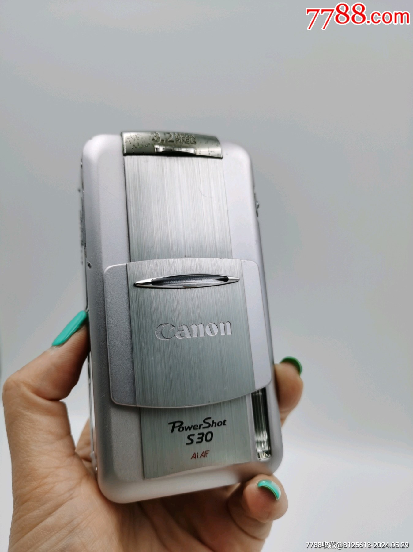 佳能S-30滑盖复古ccd卡片机，功能正常_卡片机/数码相机_以戒为师【7788收藏__收藏热线】