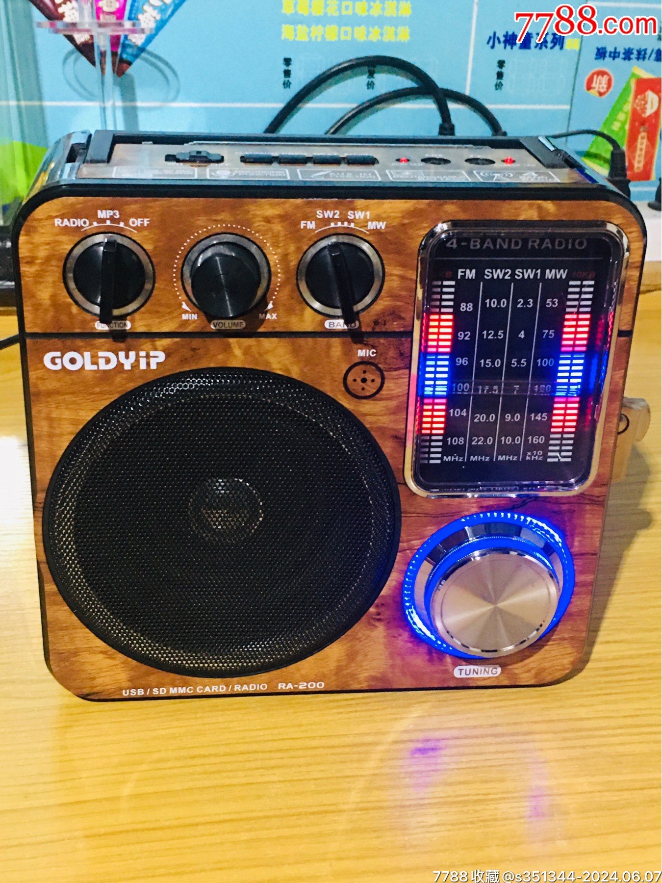 金业GOLDYIP、RA-200多功能收音机、播放器_其他音乐播放器_街角的杂货铺【7788收藏__收藏热线】