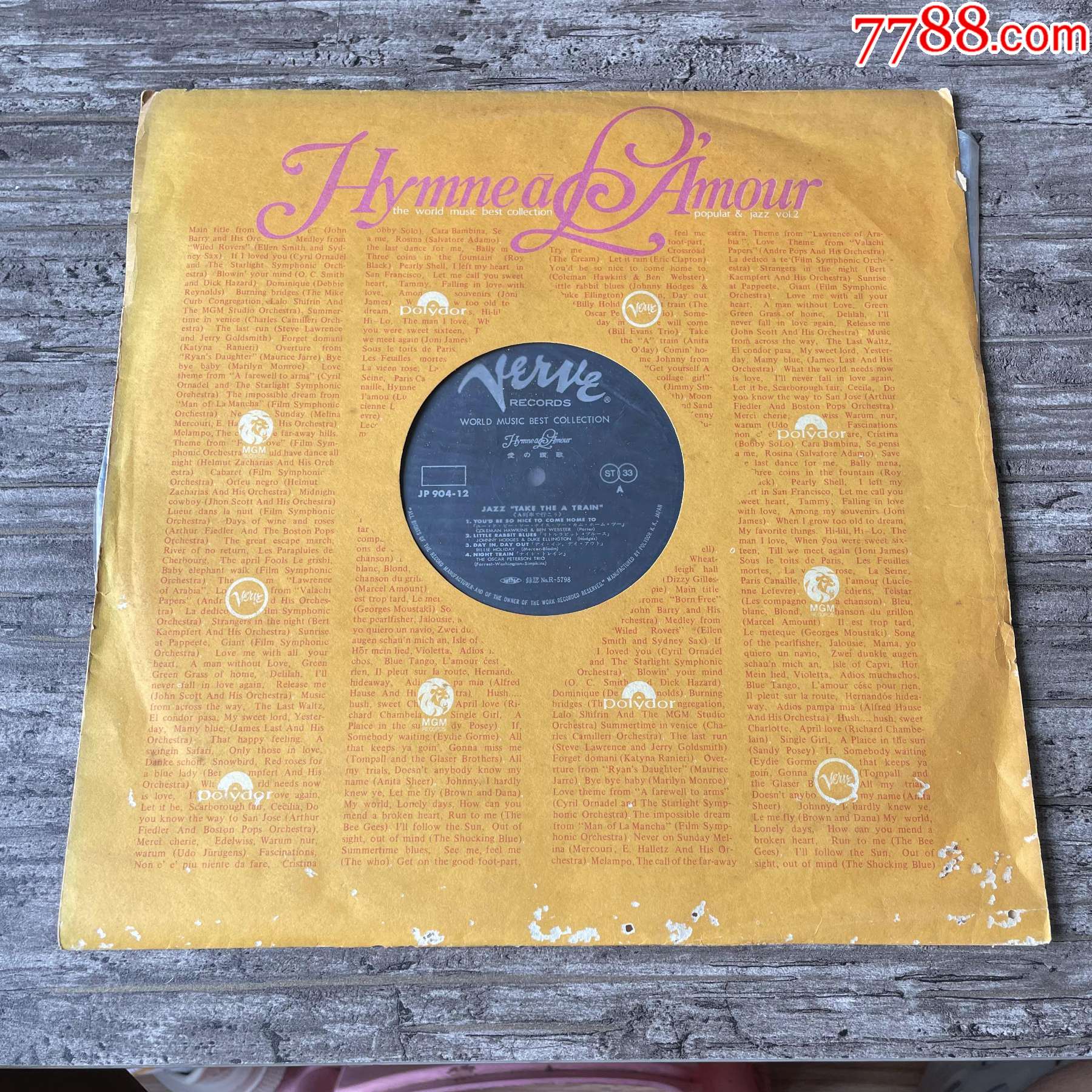 爵士-乘坐A列车-TAKE-THE-A-TRAIN-黑胶LP-C16_海外唱片/胶片_楚都旧时光【7788收藏__收藏热线】