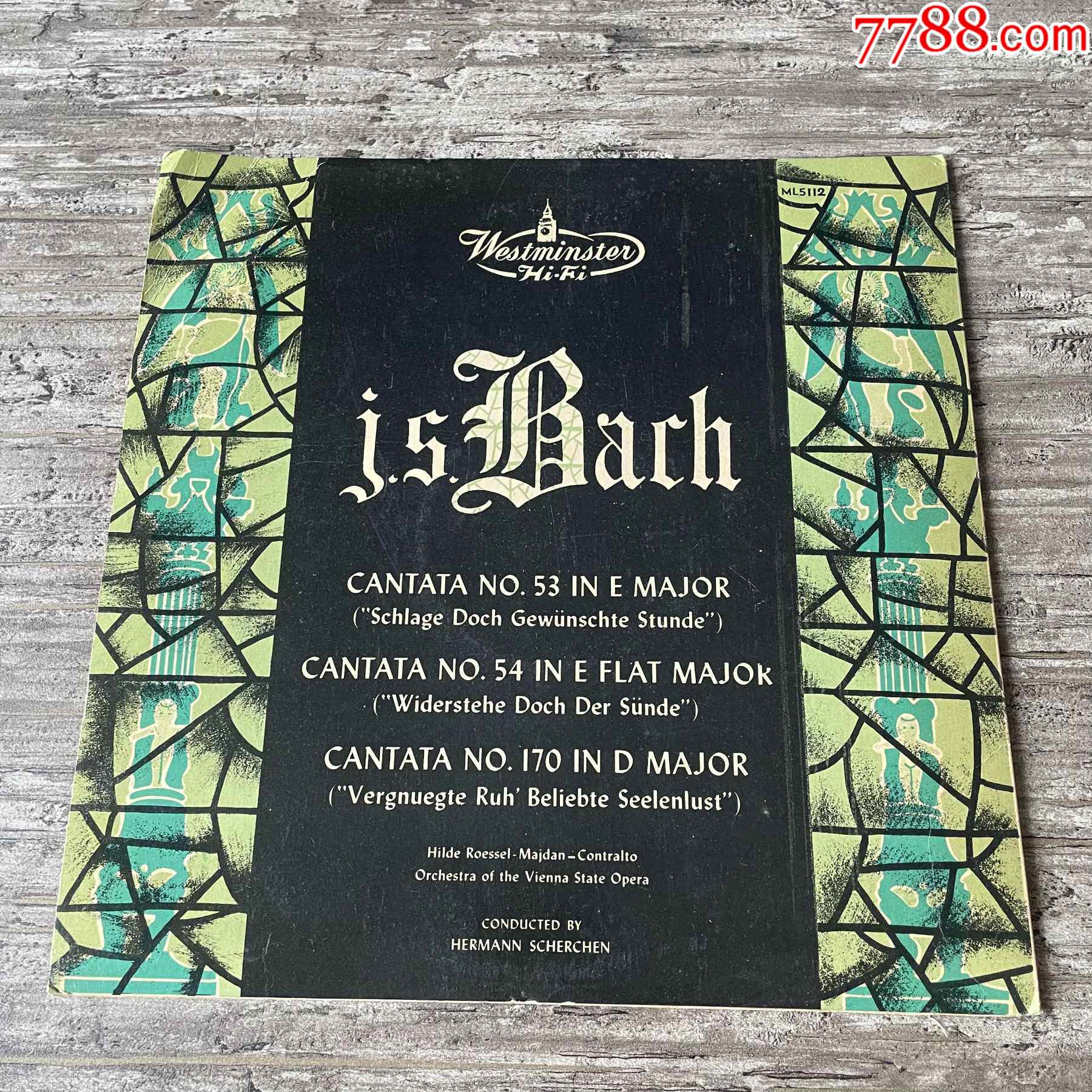 巴赫-E大调第53/54号大合唱-赫尔曼·舍尔兴指挥-黑胶LP-C16_老唱片/胶片_楚都旧时光【7788收藏__收藏热线】
