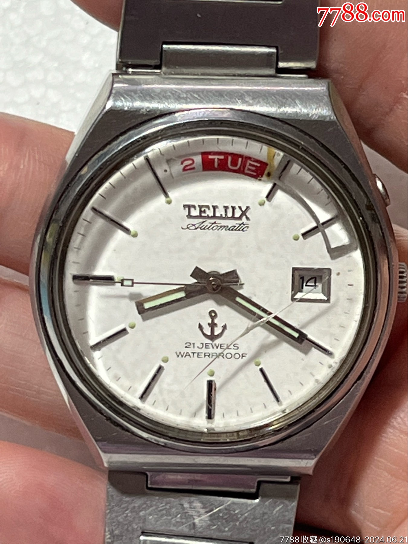 铁力士telux双历全自动机械表_手表/腕表_奋斗到底【7788收藏__收藏热线】