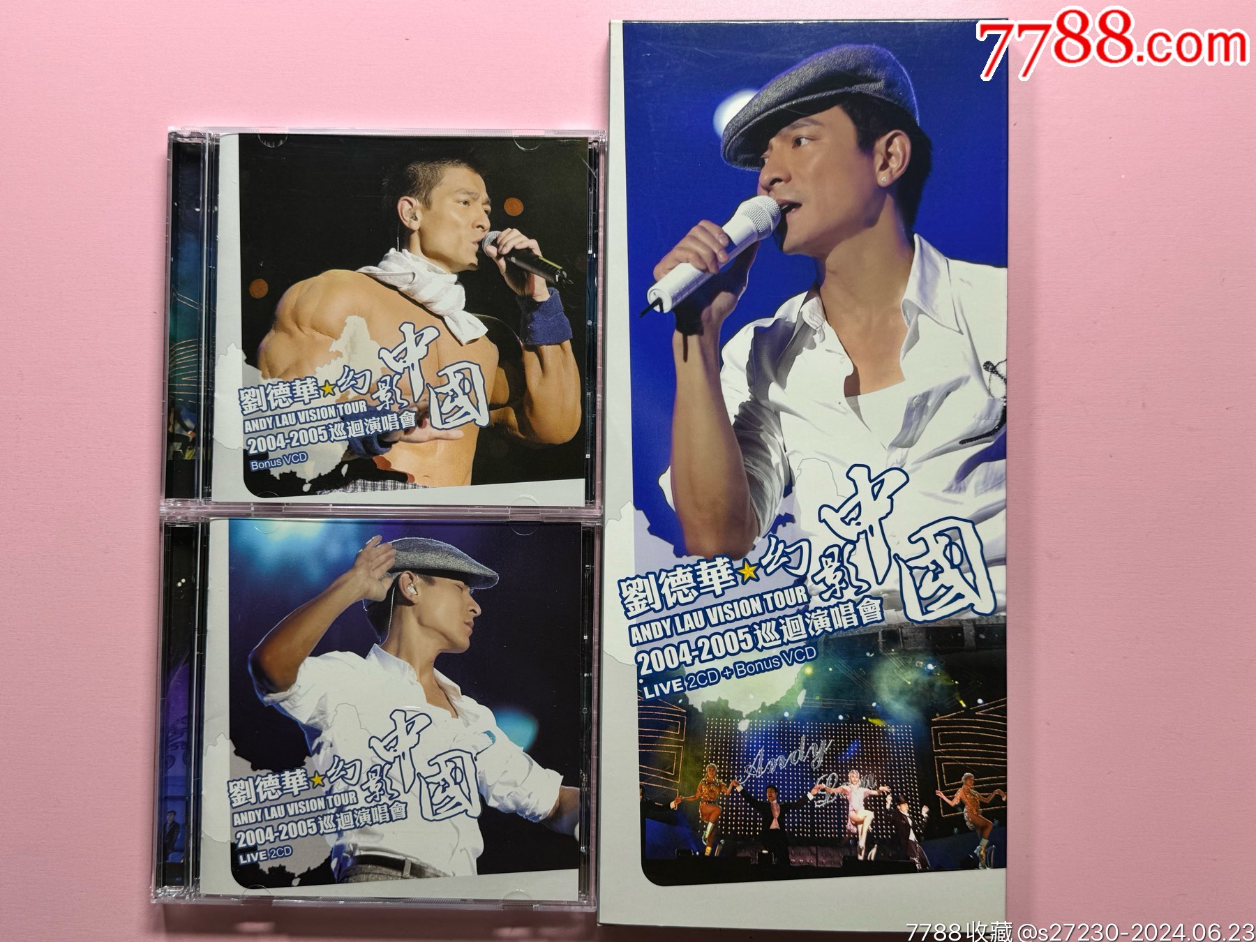 刘德华《幻影中国巡回演唱会》台版2CD+VCD_音乐CD_快乐的音符【7788收藏__收藏热线】