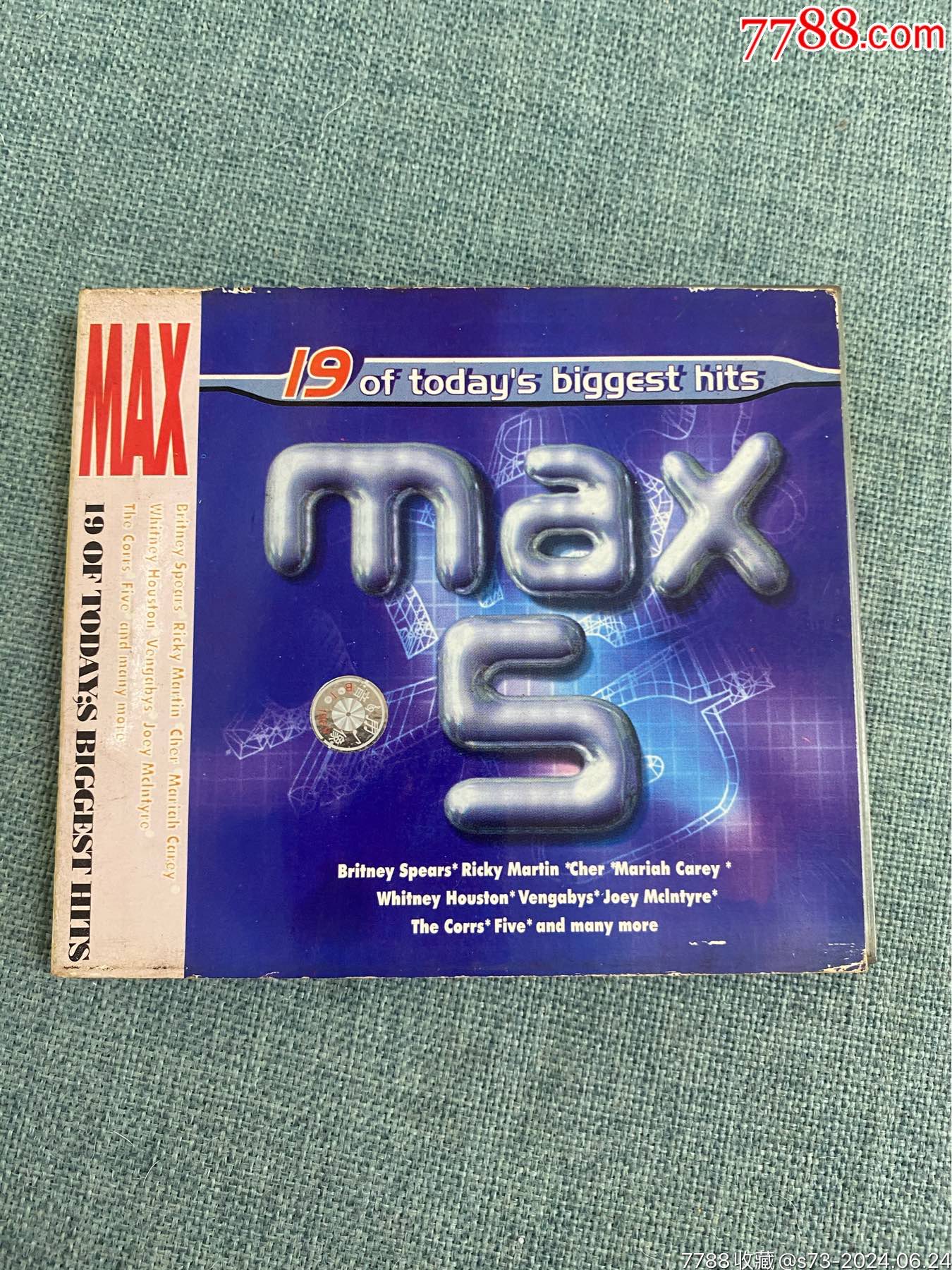 MAX5_音乐CD_图片价格_收藏鉴定_7788钱币网