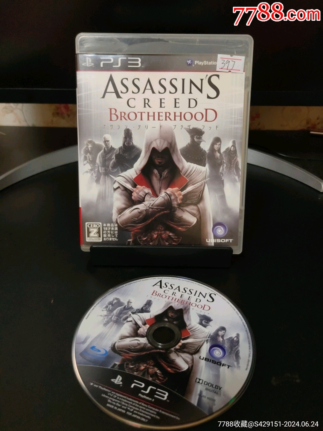 索尼PS3游戏光盘397刺客信条兄弟会_PSP/游戏机_小叶稀有游戏收藏【7788收藏__收藏热线】
