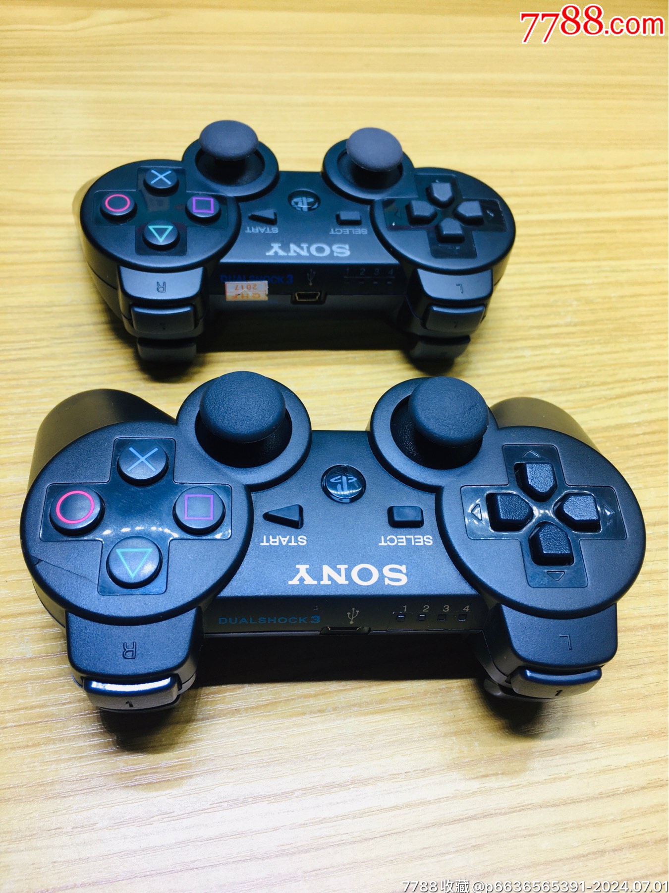 （2台）索尼PS3震动游戏手柄（CECHZC2E、A1）_PSP/游戏机_街角的杂货铺【7788收藏__收藏热线】