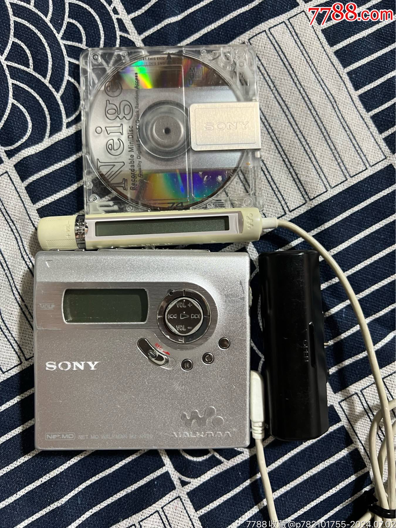 SONY索尼md机一台好用的-价格:5元-au38263960-随身听/mp3 -加价-7788收藏__收藏热线