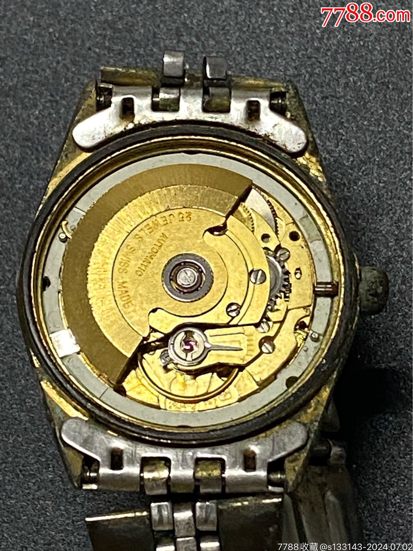 2834机芯－正常－机芯品美－有点失油－看简介_手表/腕表_图片鉴赏_收藏价值_7788古籍收藏
