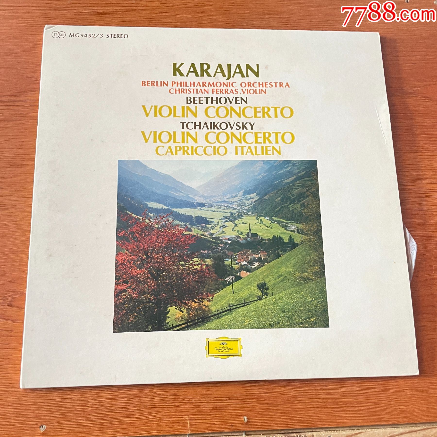 费拉斯贝多芬柴可夫斯基小提琴协奏卡拉扬-2LP-A41_海外唱片/胶片_碟行音像制品店【7788收藏__收藏热线】