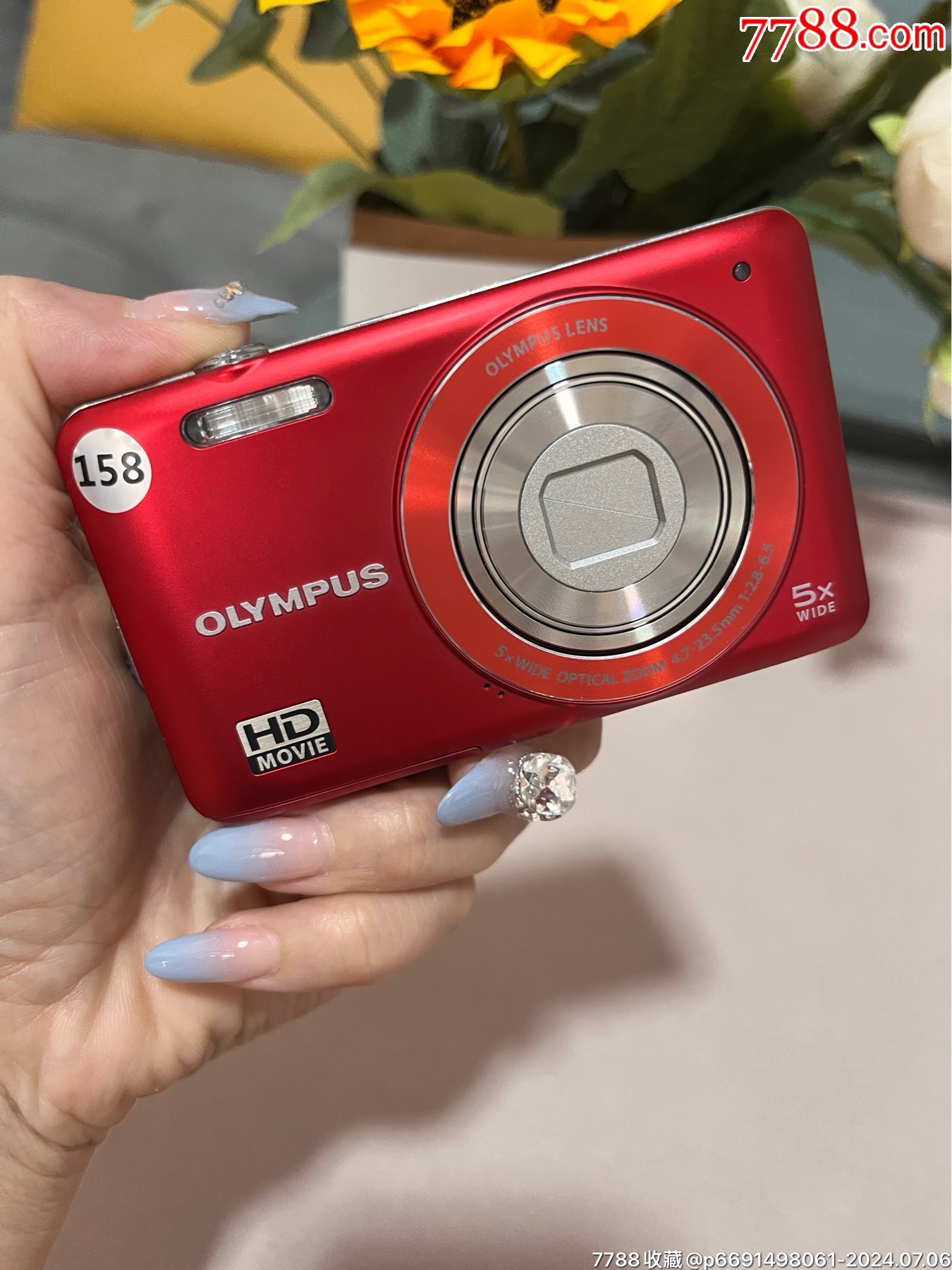 红色中文版奥林巴斯VG-120复古ccd卡片机_卡片机/数码相机_以戒为师【7788收藏__收藏热线】