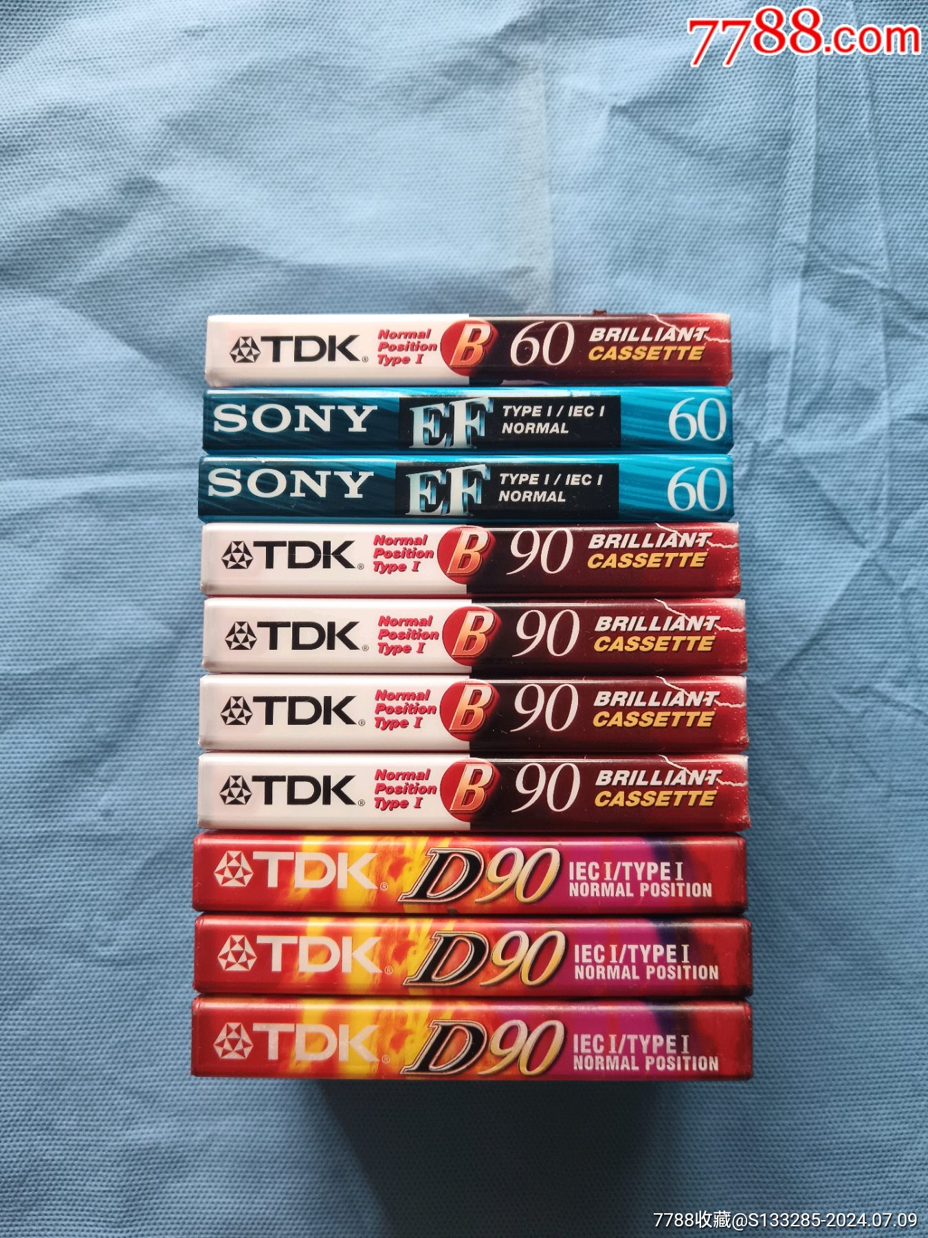 TDK·索尼-没拆封10盘空白带（拍前看简介）_磁带/卡带_物老心好【7788收藏__收藏热线】