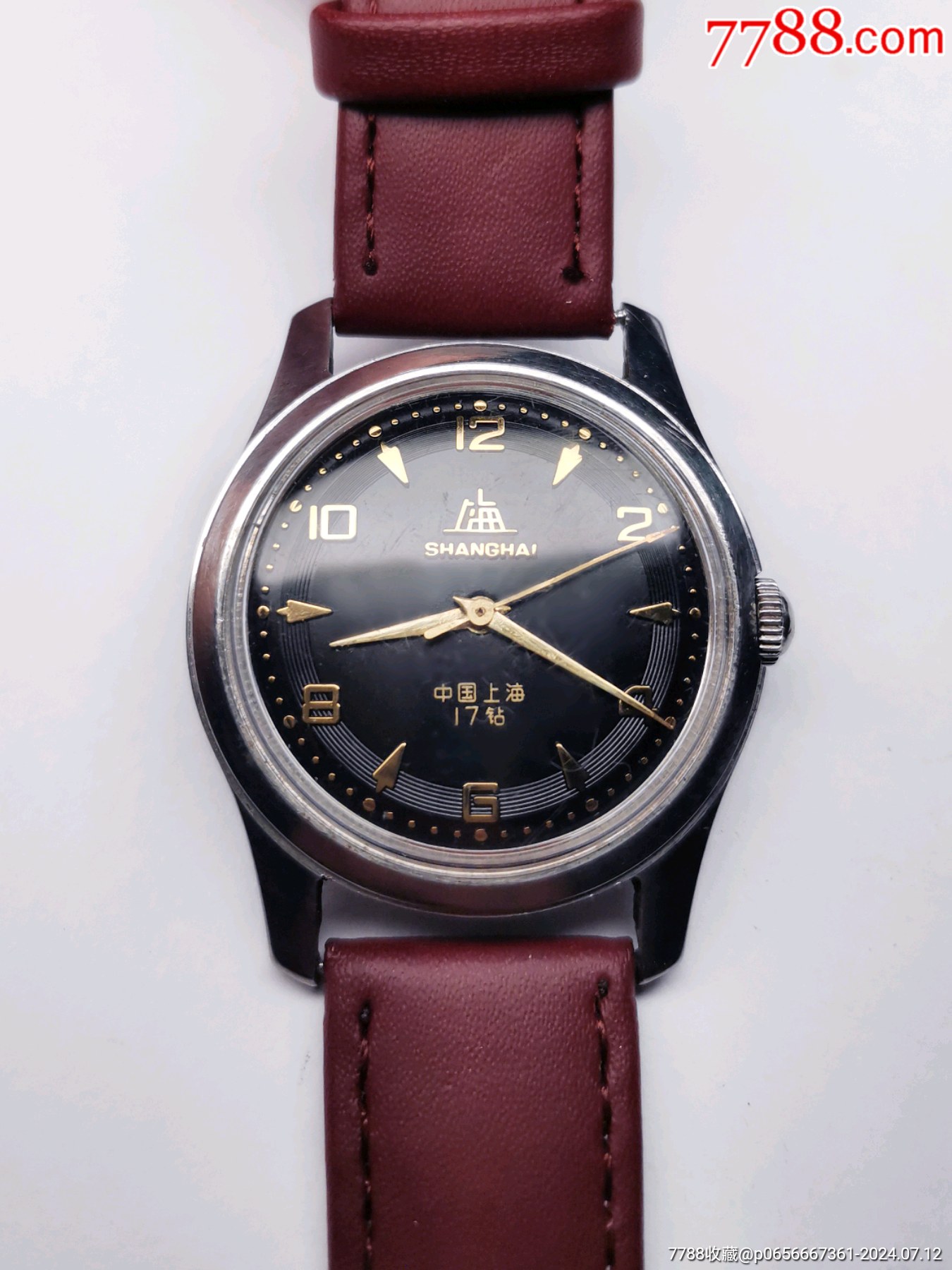 上海牌A581上海表手表二手老式国产机械手表手动机械表手表老表古董表-价格:182元-au38367629-手表/腕表 -加价-7788收藏 ...