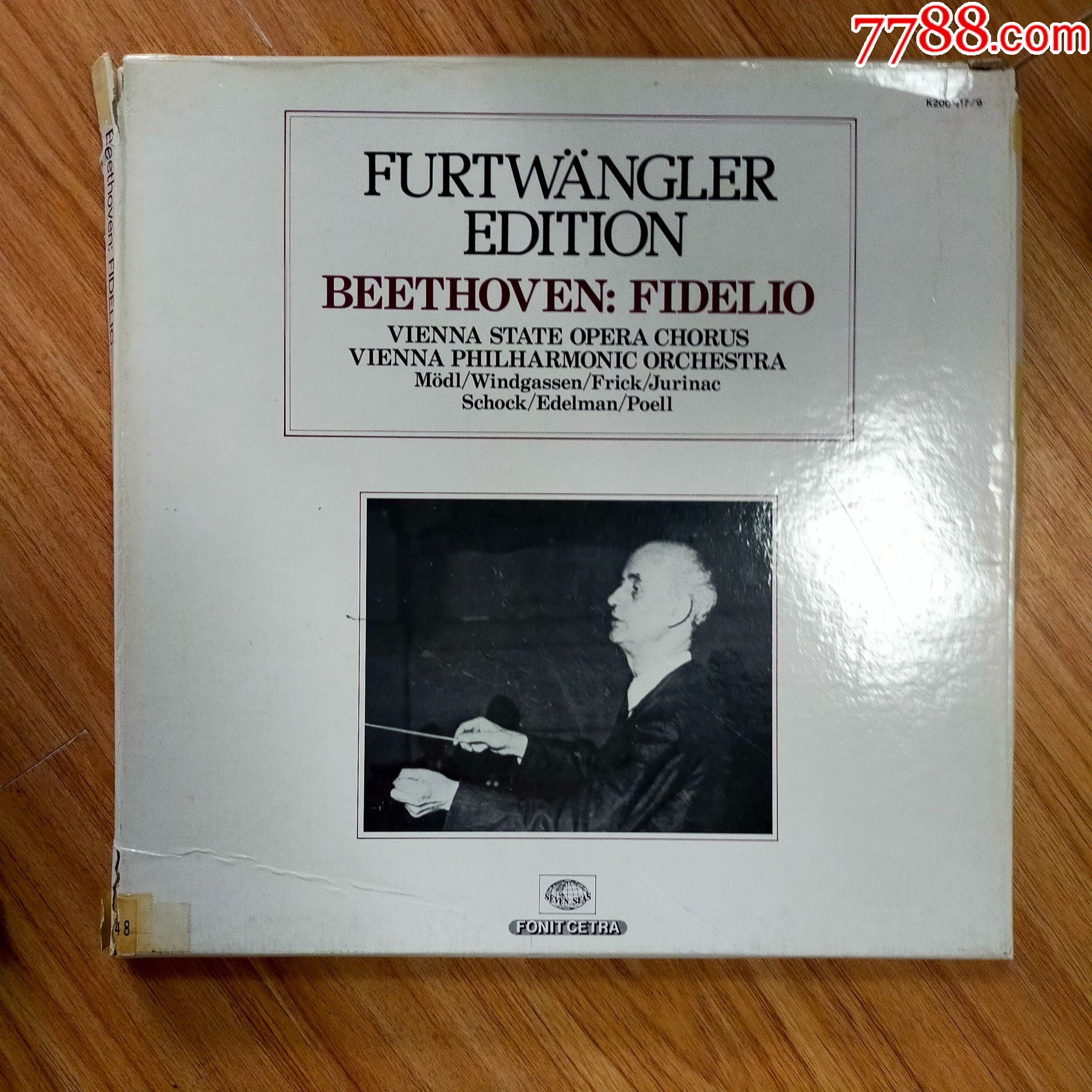 贝多芬-维也纳国家歌剧院合唱团-富特文格勒指挥-作品72-黑胶3LP-A43_磁带/卡带_楚都旧时光【7788收藏__收藏热线】
