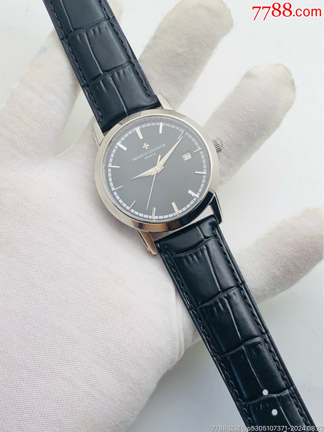 江诗自动机械男表（9.5新，精磨金机芯、表带后配）_手表/腕表_久违二手表行【7788收藏__收藏热线】