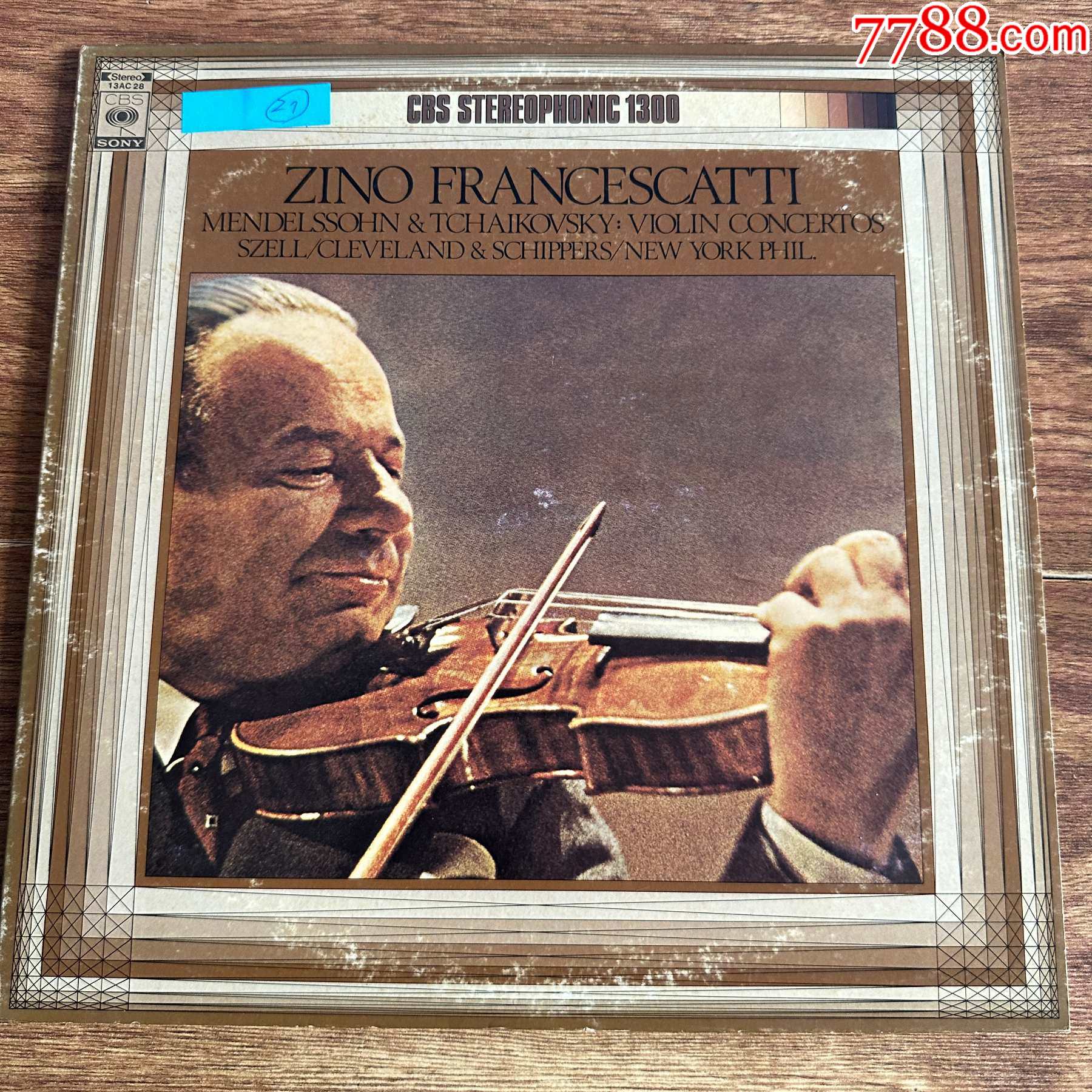 门德尔松/柴可夫斯基-小提琴协奏曲-弗兰塞斯卡蒂12寸黑胶LP-A87-价格:10元-au38990392-外语唱片/胶片 -加价-7788收藏__收藏热线