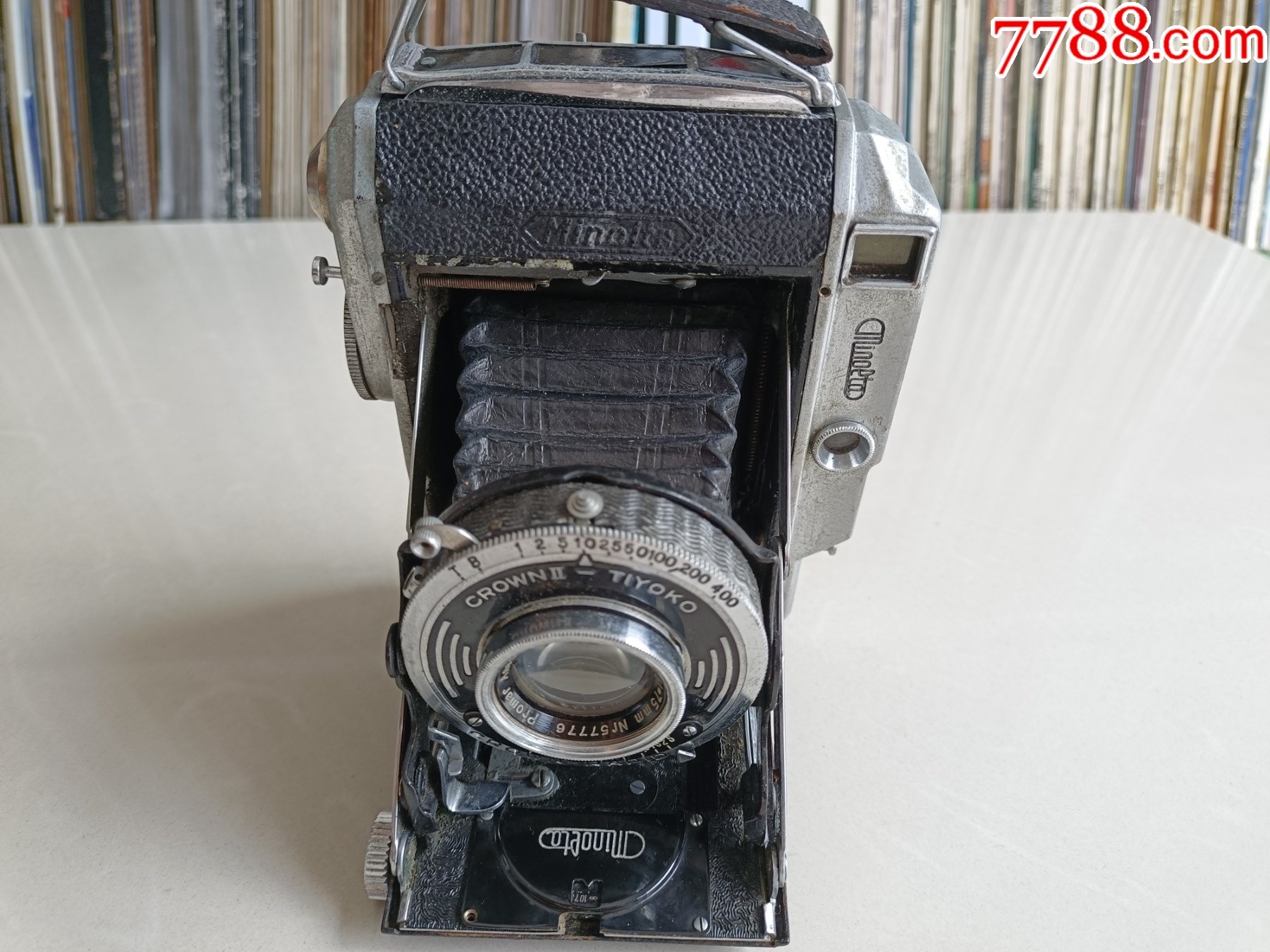 美能达MINOLIA胶卷相机单反折叠蝮蛇照相机-价格:40元-au39086880-单反相机 -加价-7788收藏__收藏热线