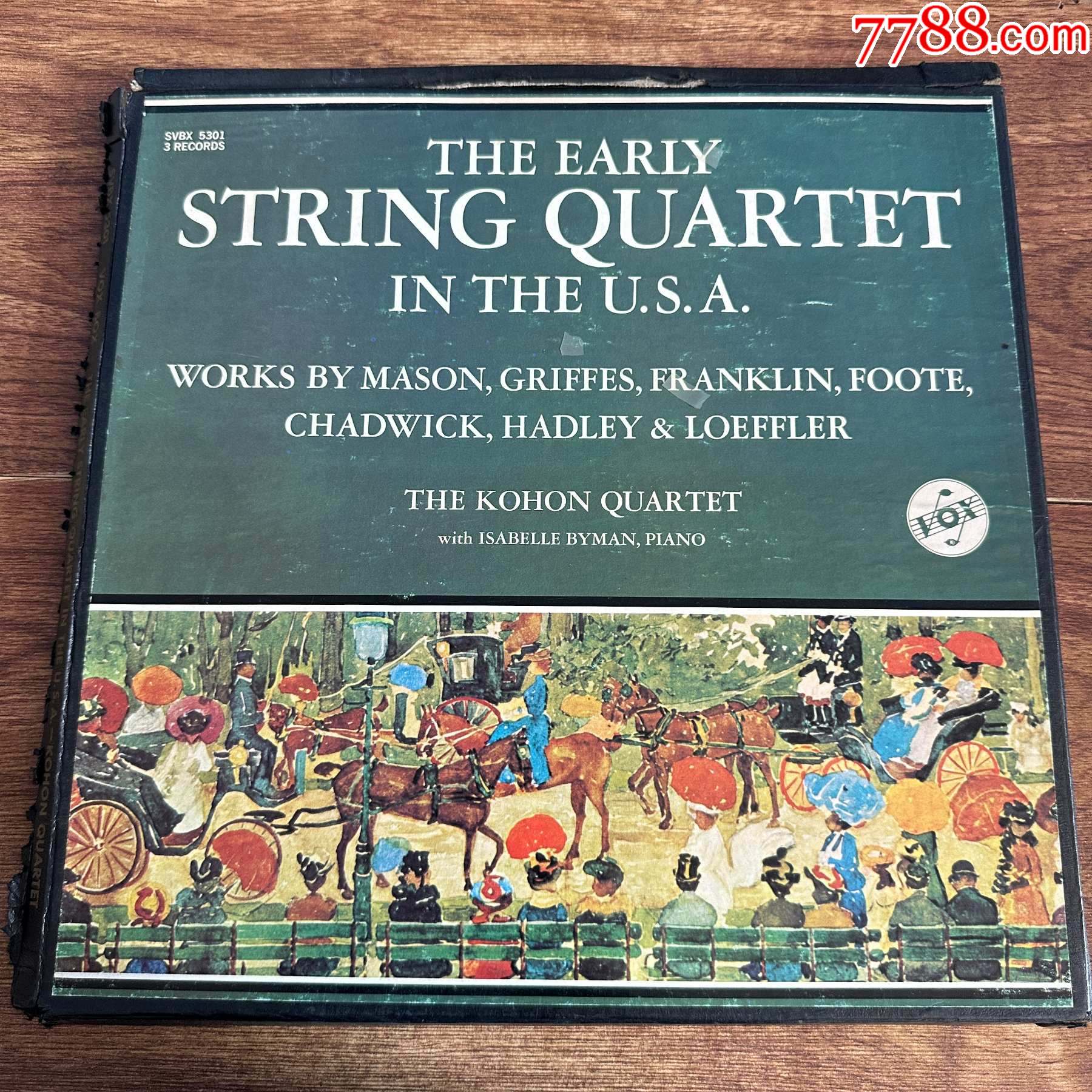 美国早期弦乐四重奏-Kohon四重奏团-12寸黑胶3LP-A41-价格:30元-au39088926-外语唱片/胶片 -加价-7788收藏__收藏热线