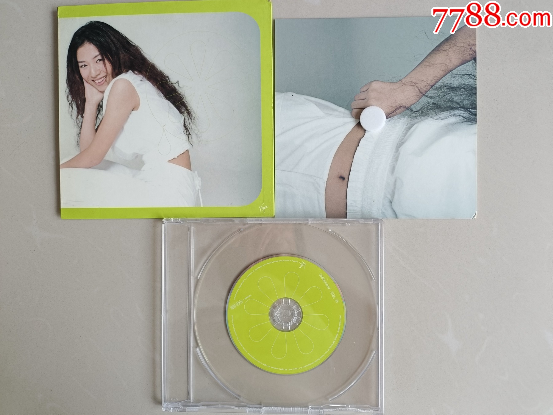 罕见透明CD宣传版侯湘婷为你流的泪原版CD__【7788收藏__收藏热线】