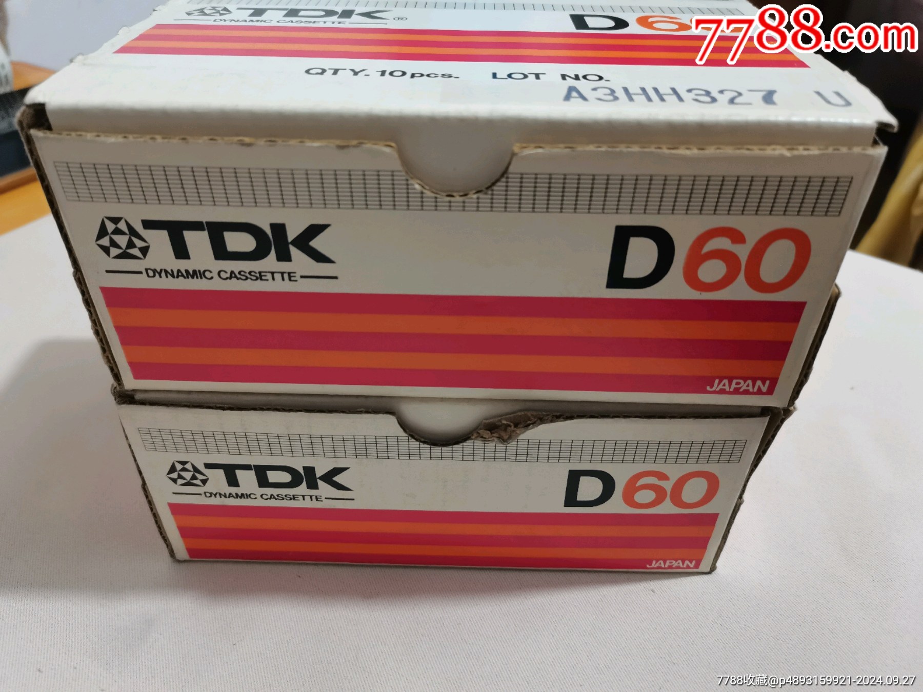 TDK-D60两盒，20盘_磁带/卡带_旭升堂【7788收藏__收藏热线】