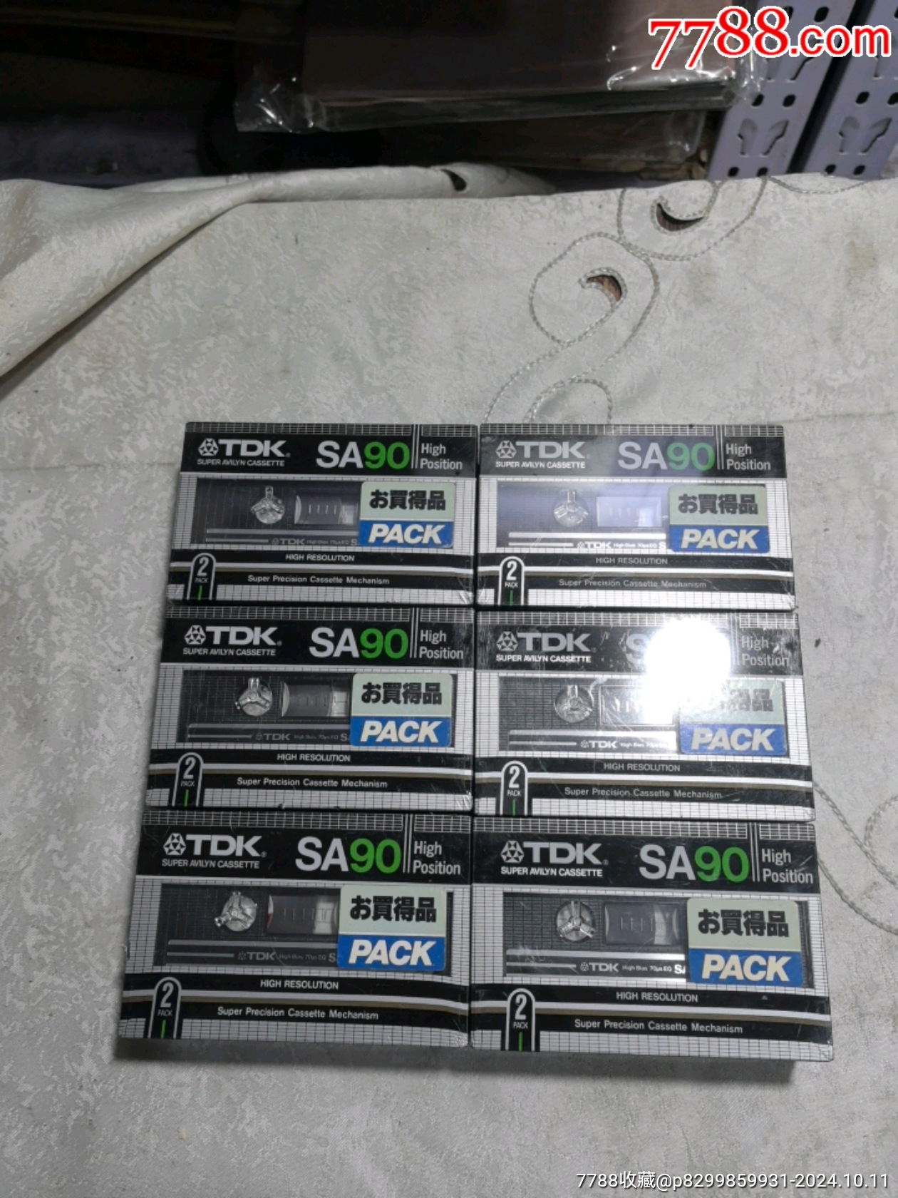 TDK--SA90空白卡带,2盘装6个合拍—未拆封_磁带/卡带_夜上海【7788收藏__收藏热线】