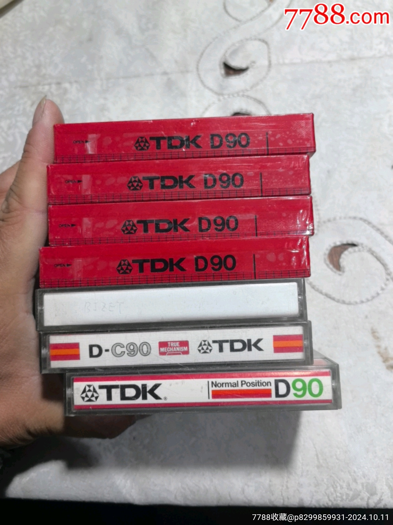 TDK--D90空白卡带,4个合拍.未拆封。赠送三个录过的-价格:1元-au39242422-磁带/卡带 -加价-7788收藏__收藏热线