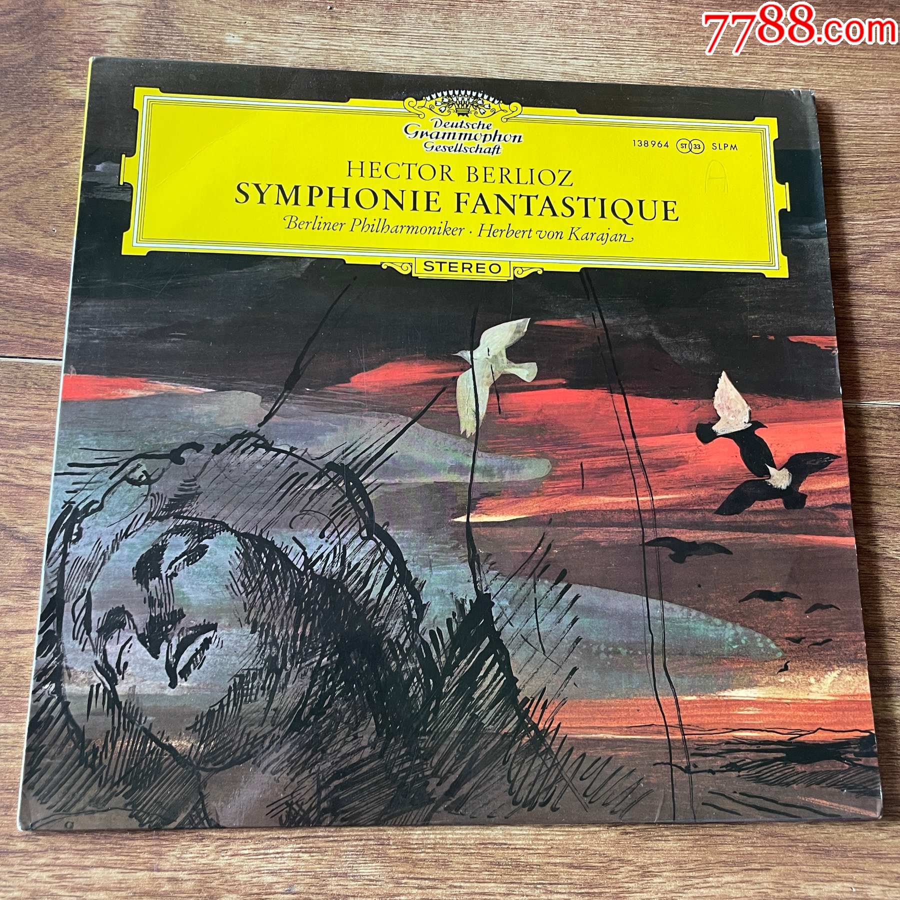 柏辽兹-幻想交响曲-卡拉扬指挥-12寸黑胶LP-A59__【7788收藏__收藏热线】
