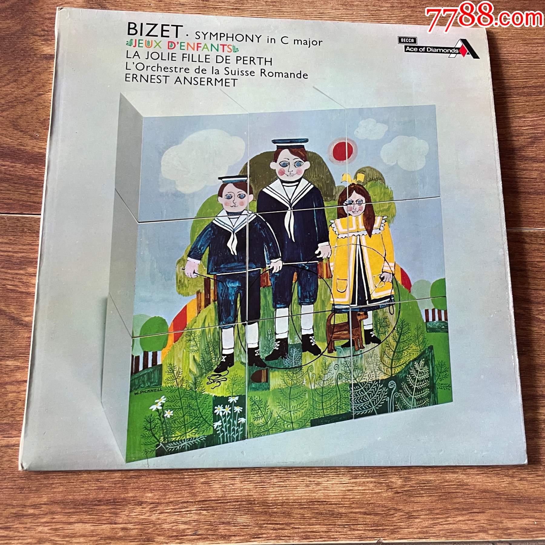 比才-交响曲-儿童游戏-安塞美-12寸黑胶LP-A59__【7788收藏__收藏热线】