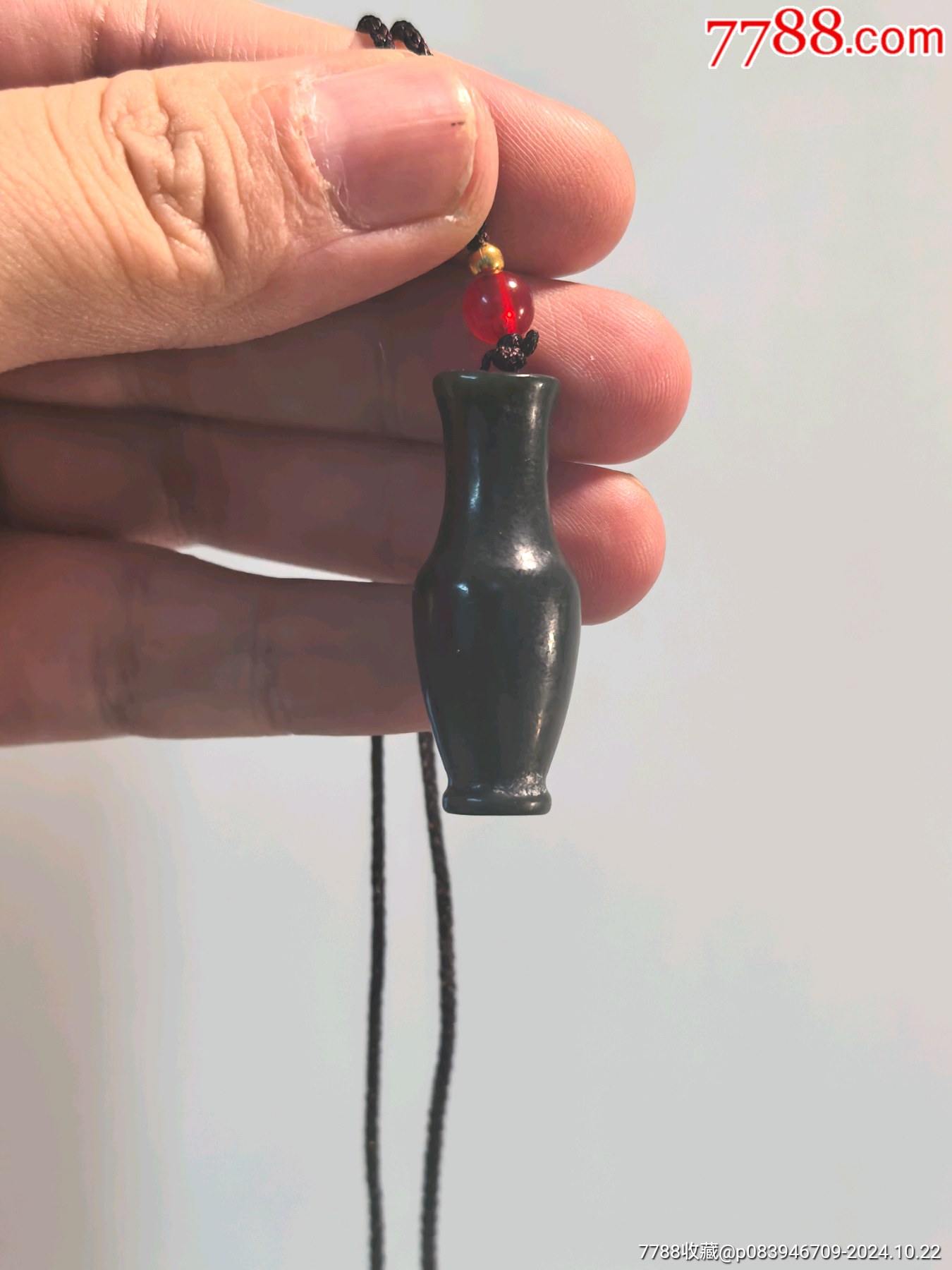 青玉宝瓶挂件_和田玉_兰馨堂古玩收藏艺术【7788收藏__收藏热线】