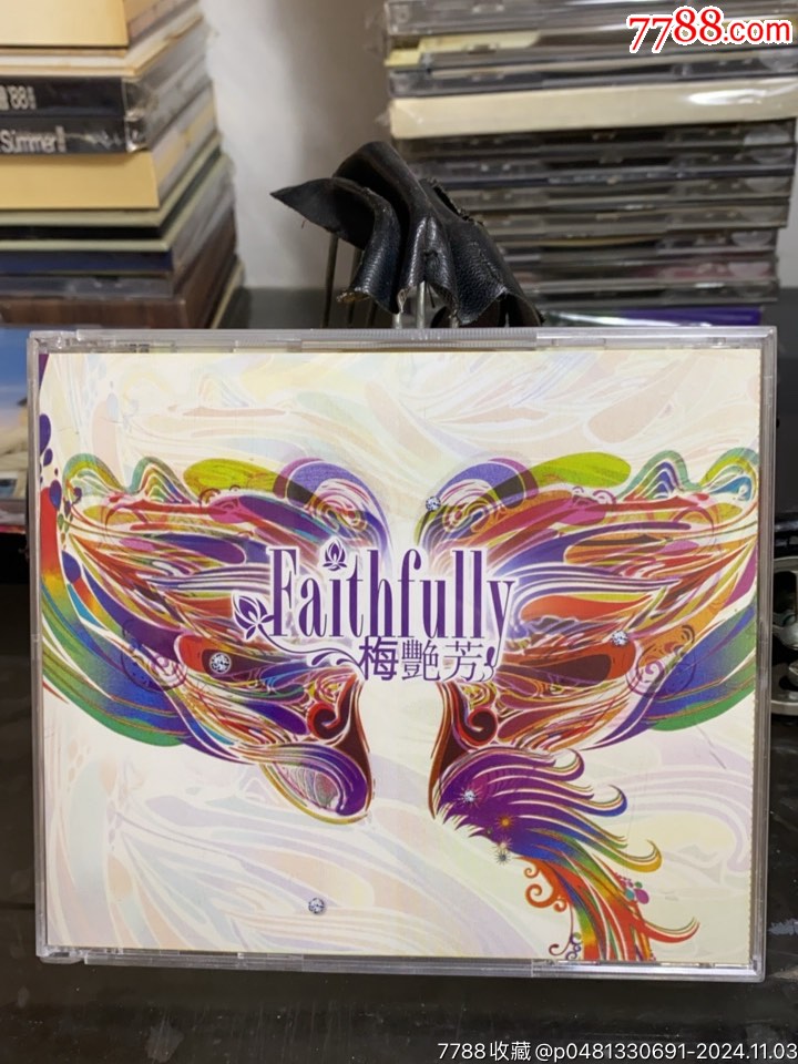 梅艳芳，Falthfully，3CD+DVD，95新__【7788收藏__收藏热线】