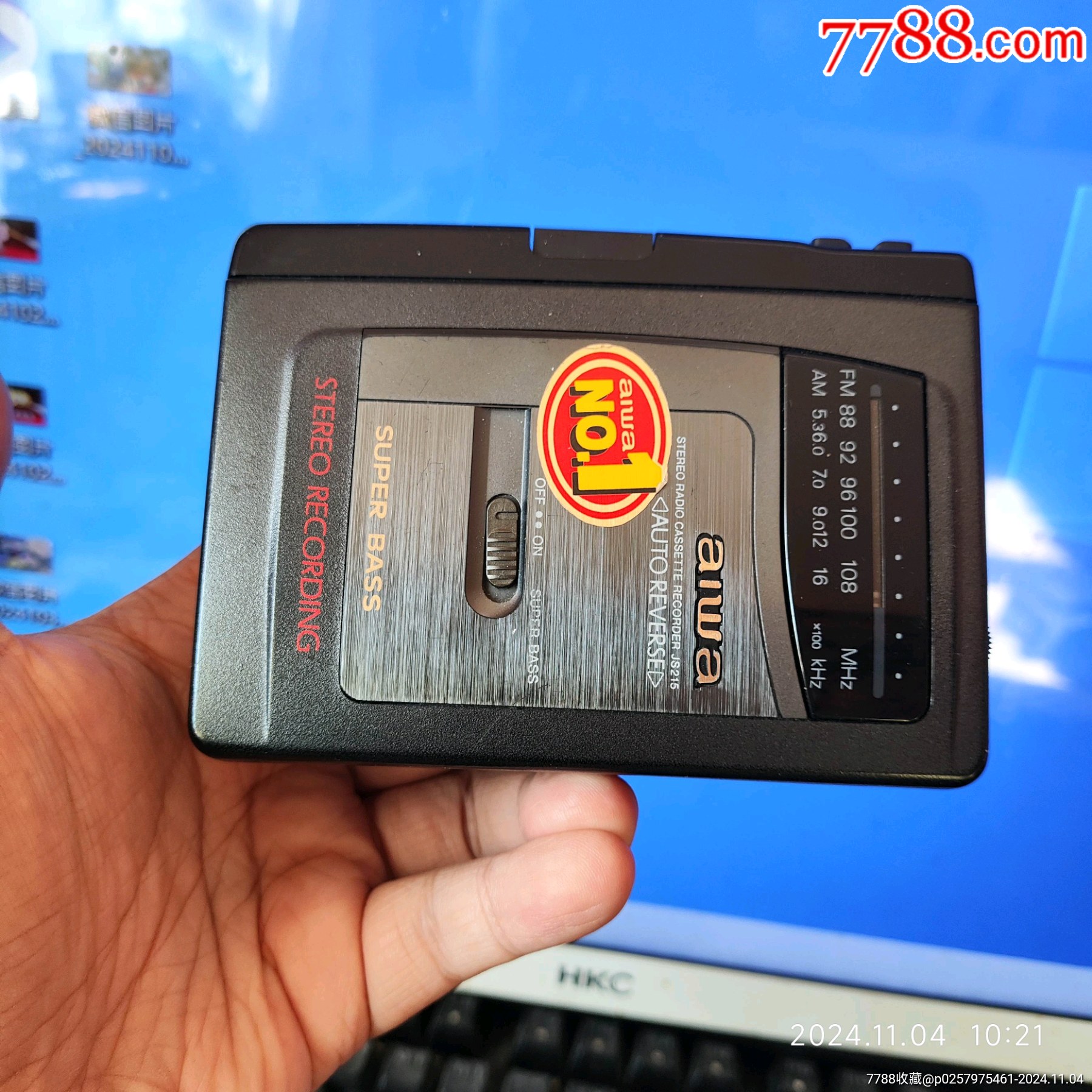 爱华js215九成新磁带机卡带机随身听-价格:25元-au39464455-随身听/mp3 -加价-7788收藏__收藏热线