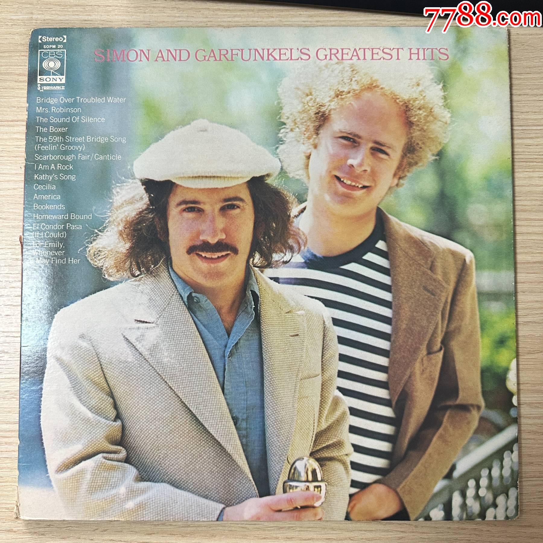 西蒙与加芬克尔-SimonGarfunkel-12寸黑胶LP-A40外壳破裂__【7788收藏__收藏热线】