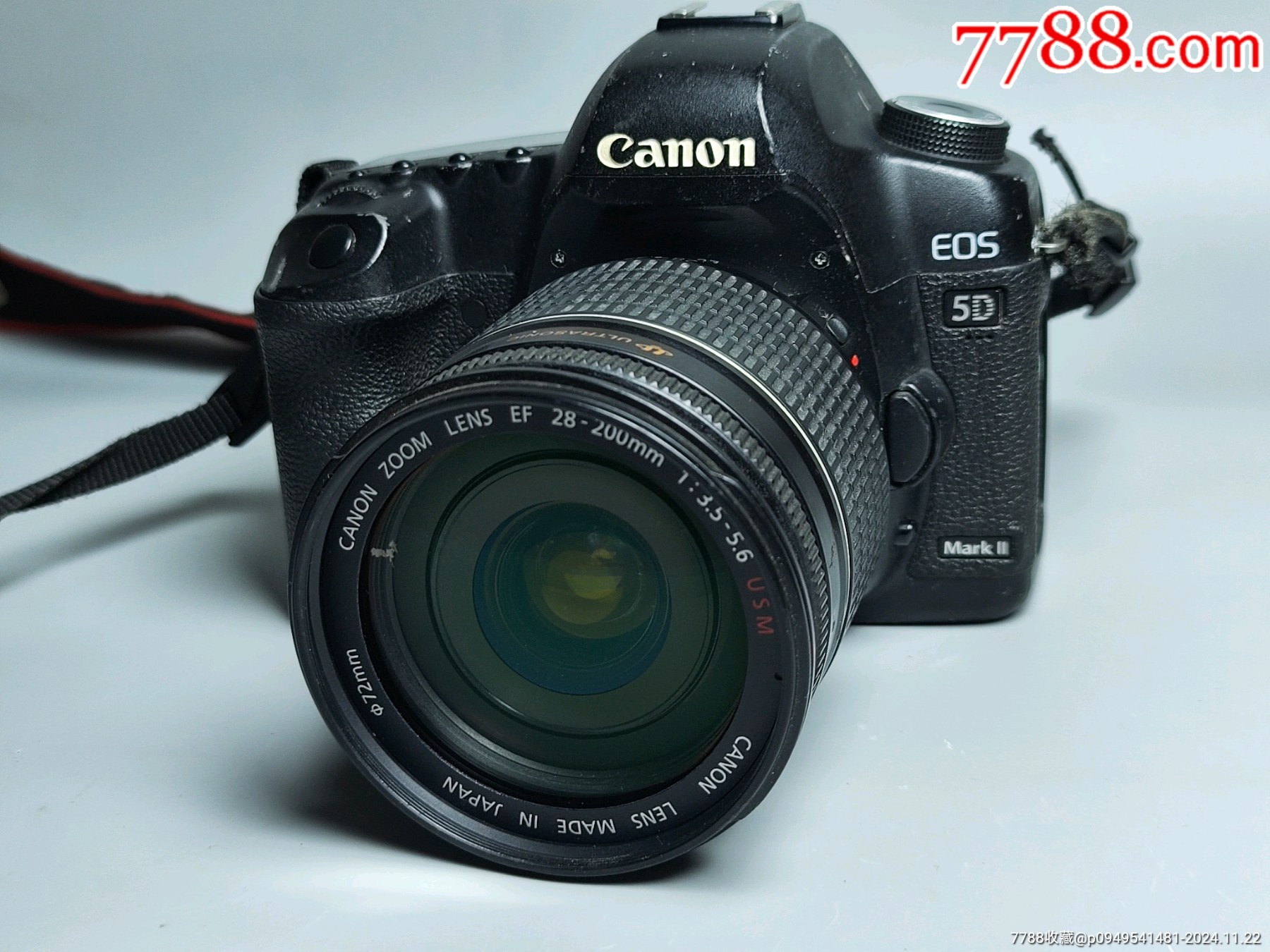Canon/佳能5D2数码单反相机28-200套机战斗成色__【7788收藏__收藏热线】