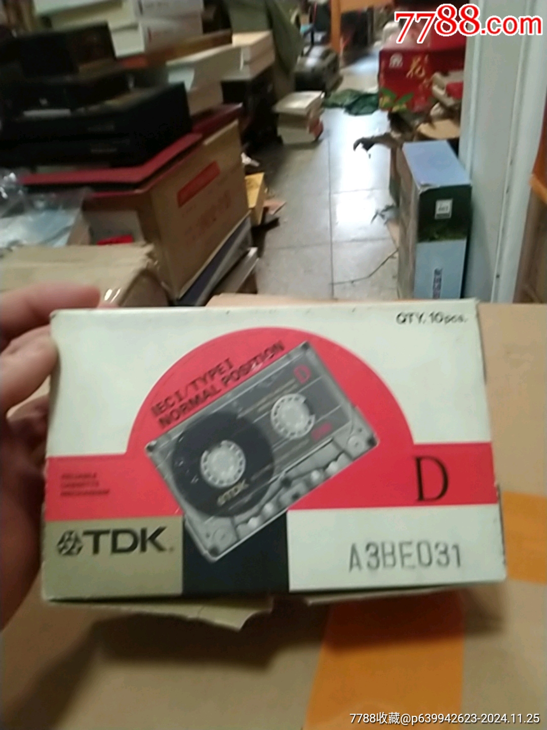 TDK.D90空白磁带一盒十个(品相如图，欢迎收藏)_磁带/卡带_聚贤斋主【7788收藏__收藏热线】