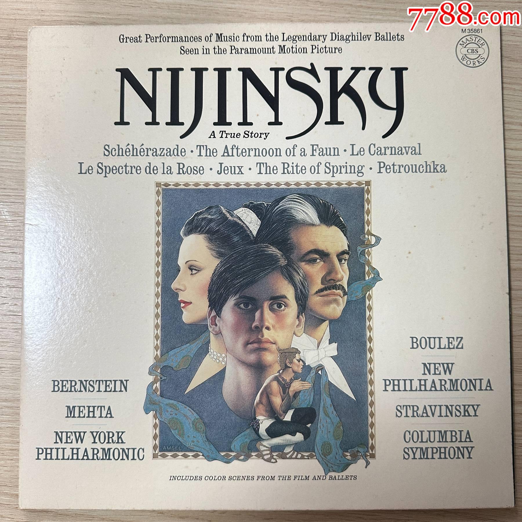 Nijinsky-ATrueStory电影原声-12寸黑胶LP-A66_海外唱片/胶片_产地图片_收藏价值_7788奇石收藏